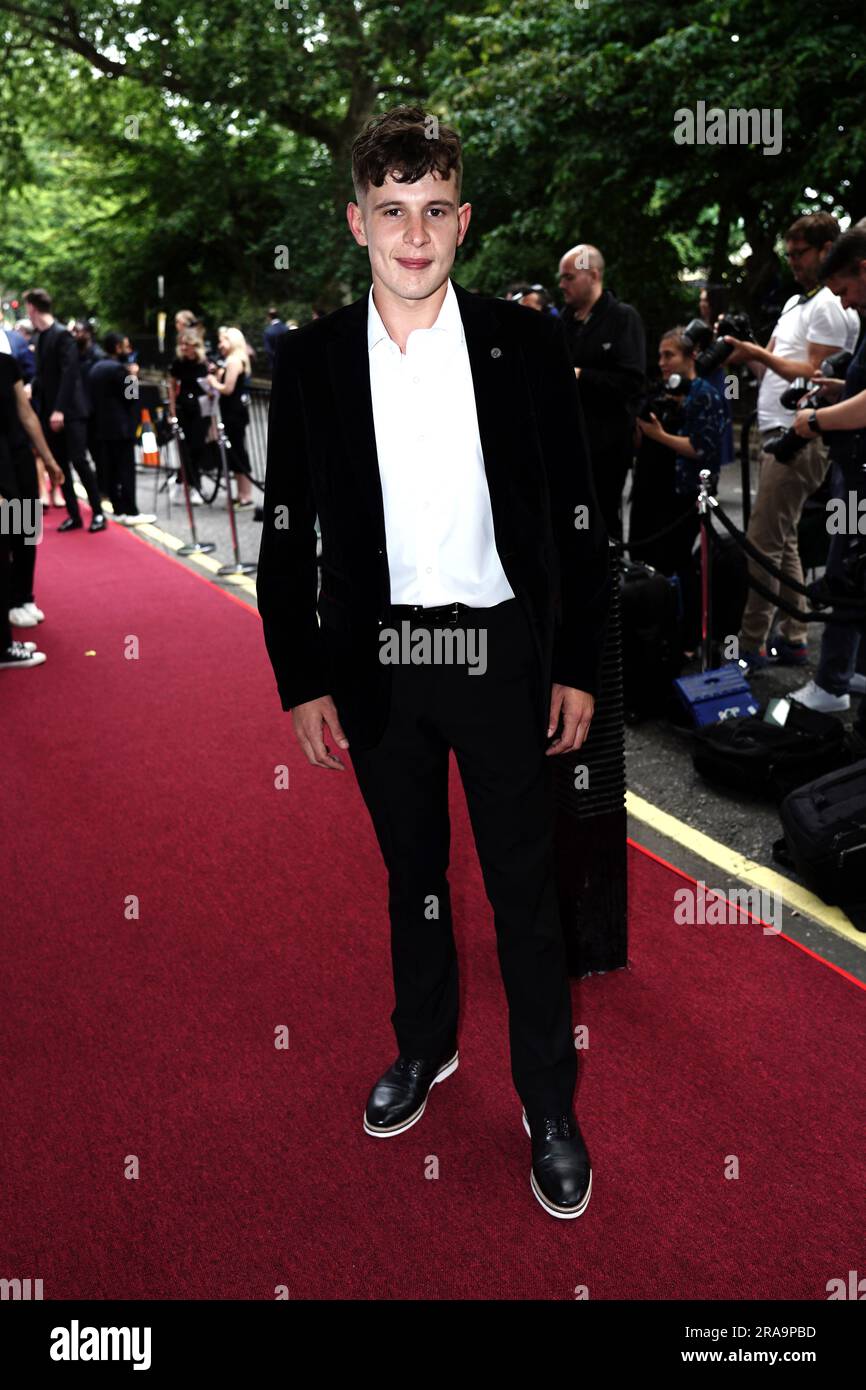 Shaun Thomas arriving for the South Bank Sky Arts Awards at The Savoy ...