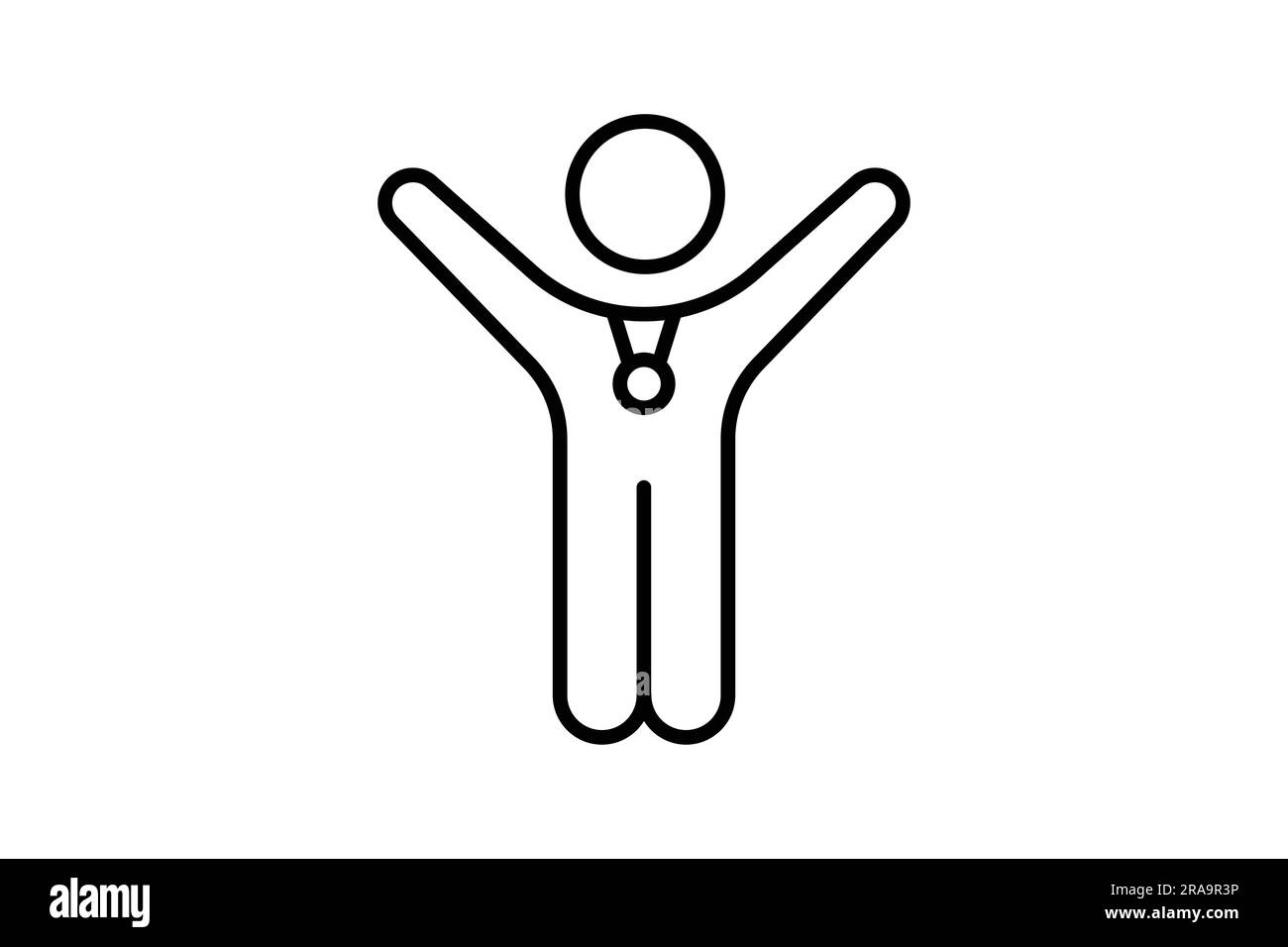 winner icon with medal. People wear medals. icon related to winner ...