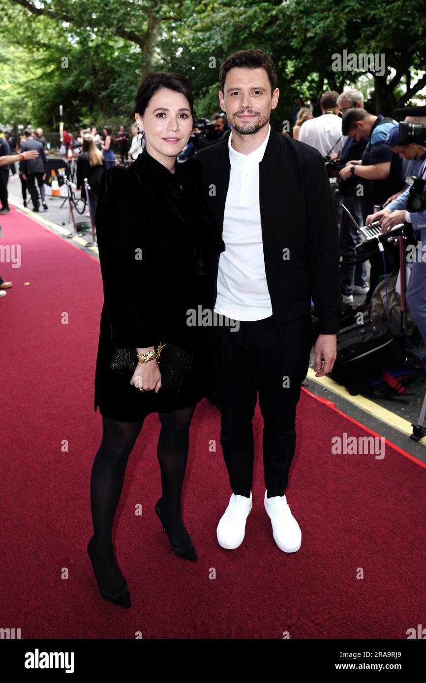 Charlie Murphy and Sam Yates arriving for the South Bank Sky Arts ...