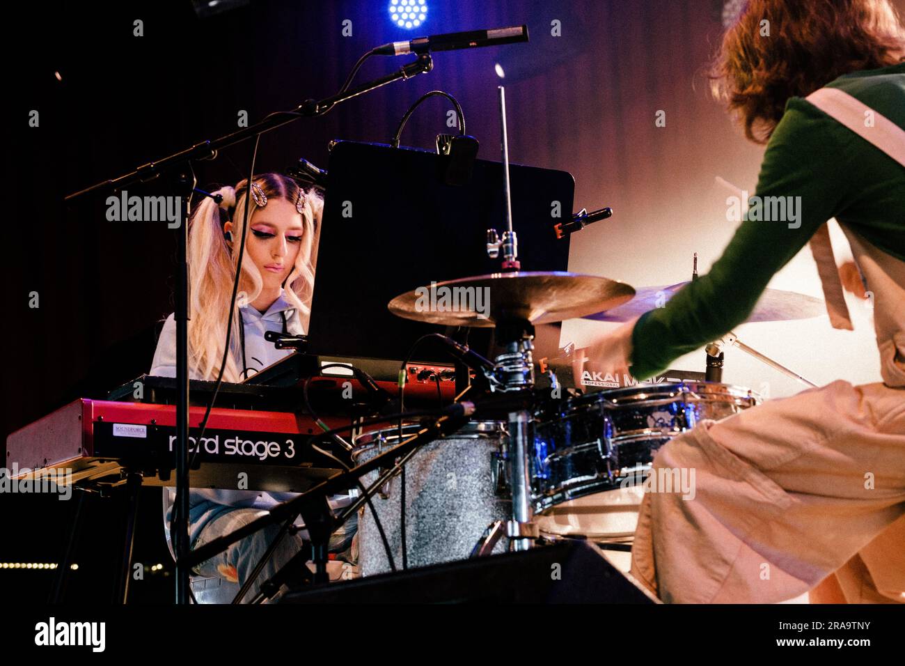 Roskilde, Denmark. 01st July, 2023. The jazz duo Domi and JD Beck ...