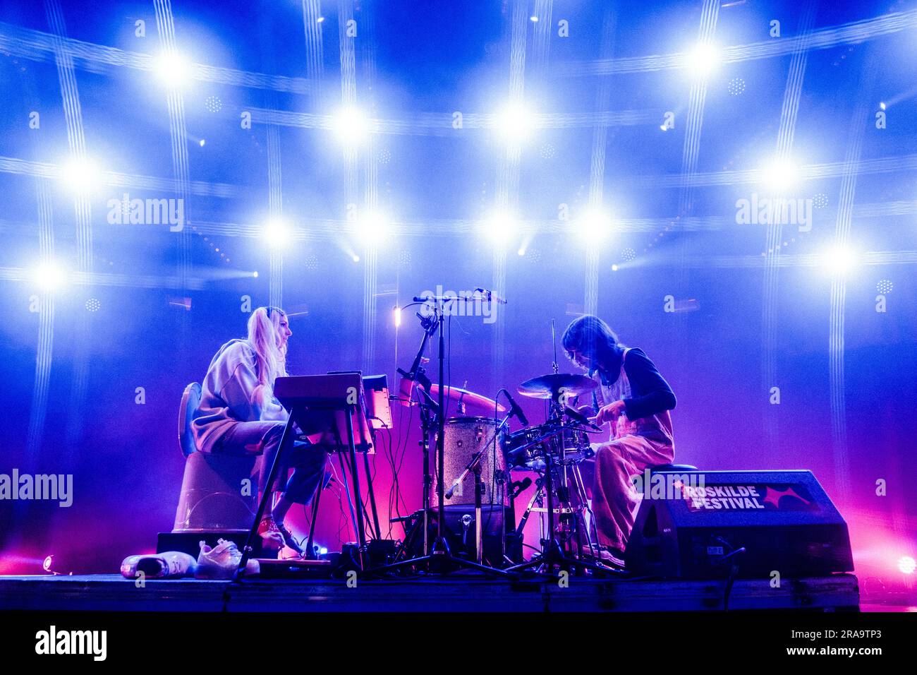 Roskilde, Denmark. 01st July, 2023. The jazz duo Domi and JD Beck ...