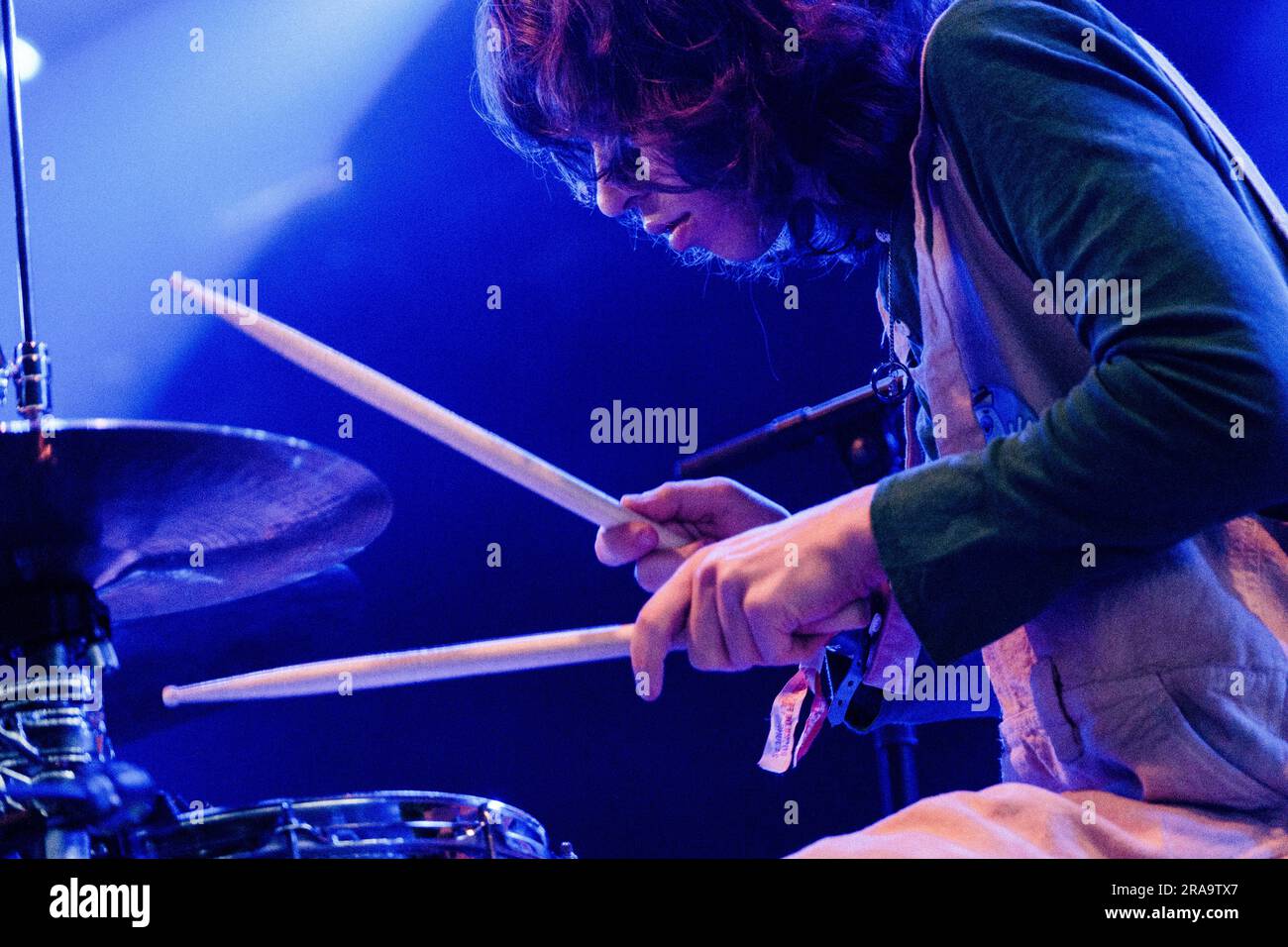 Roskilde, Denmark. 01st July, 2023. The jazz duo Domi and JD Beck ...