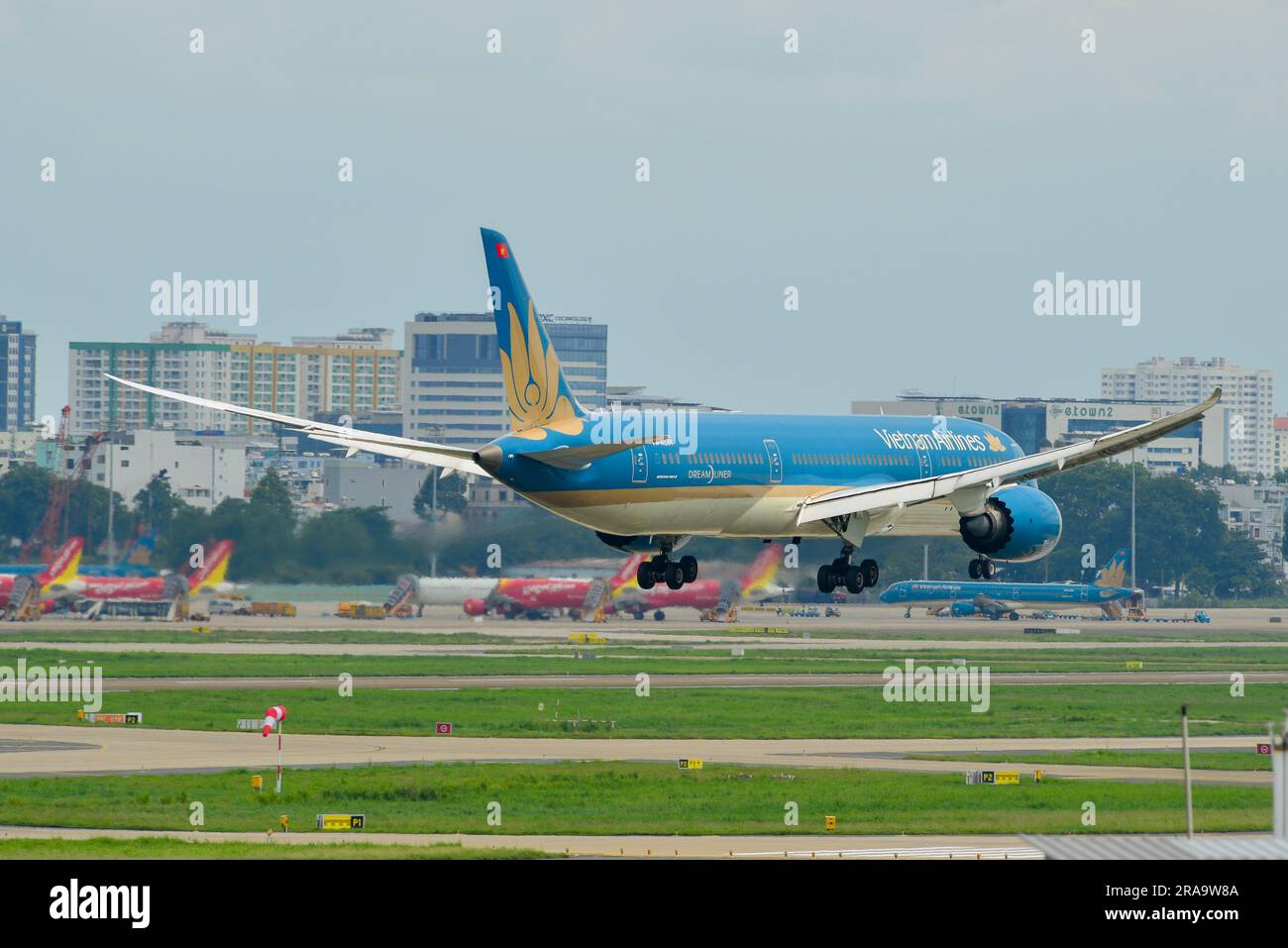 Saigon Vietnam Jun 28 2023 Vn A861 Vietnam Airlines Boeing 787 9