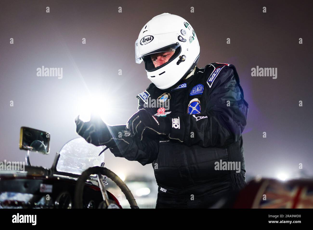 ARCHER (gbr), Aston Martin Ulster 1934, portrait during the Le Mans ...