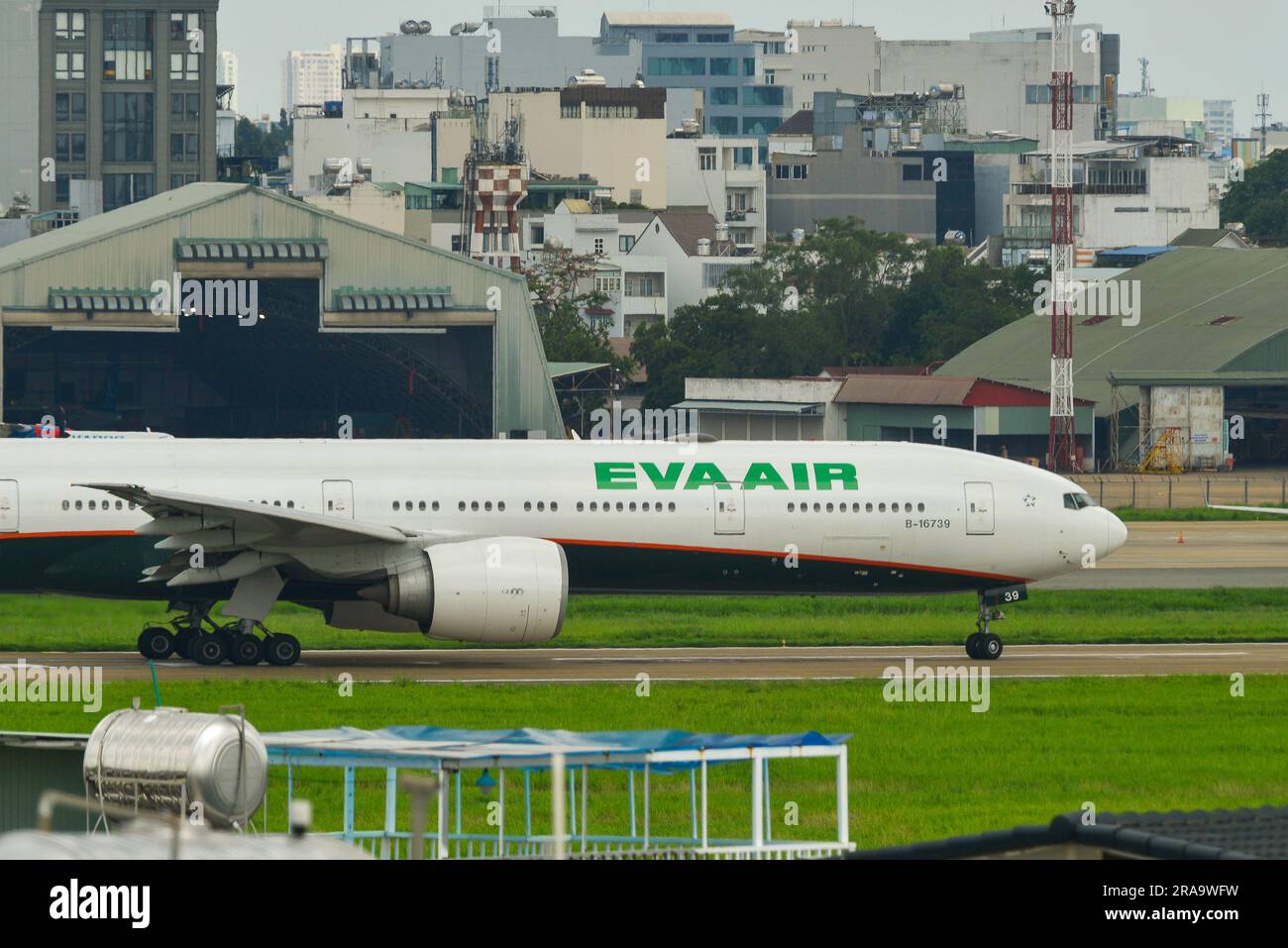 Eva air boeing 777 departure hi-res stock photography and images - Alamy