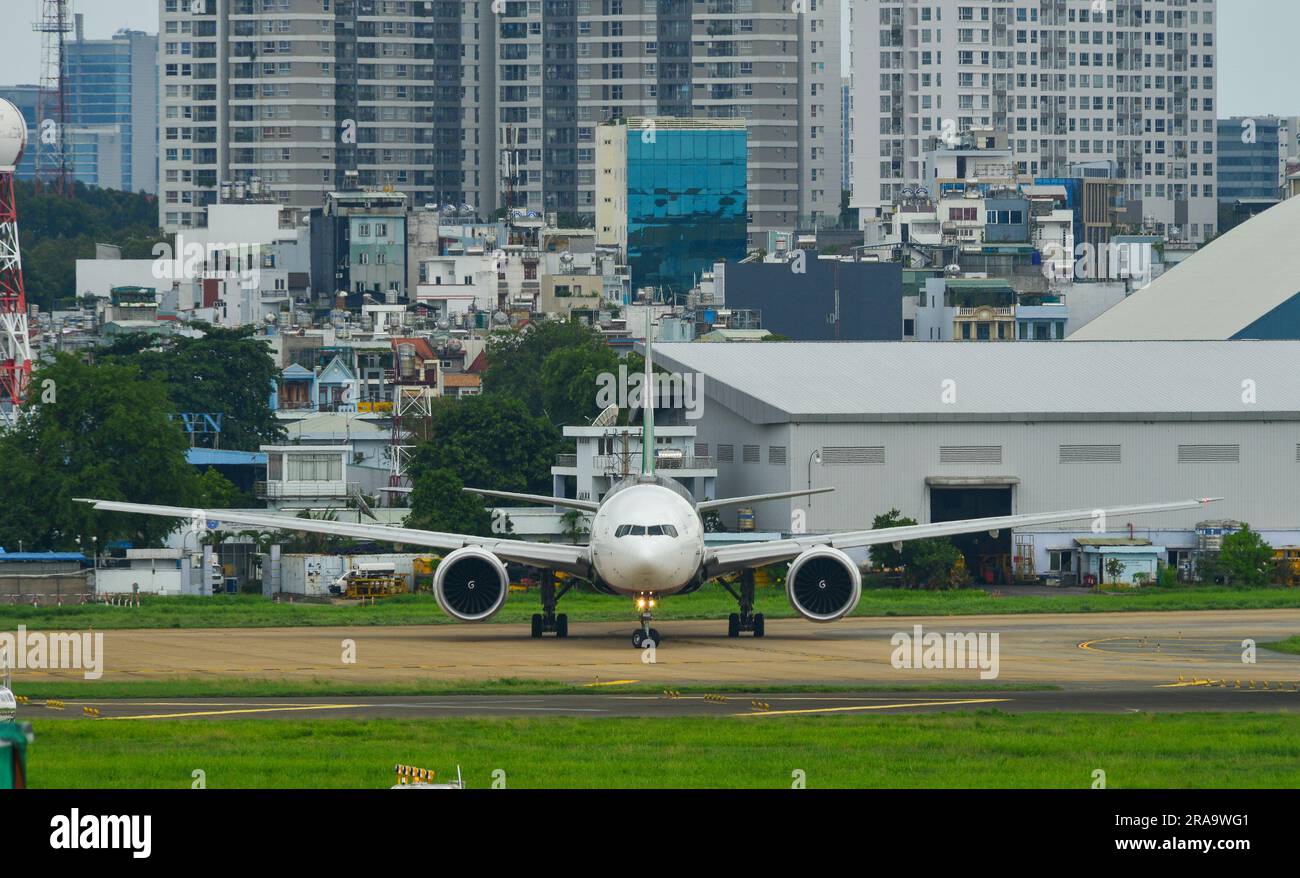 Saigon, Vietnam - Jun 28, 2023. B-16739 EVA Air Boeing 777-300ER ...