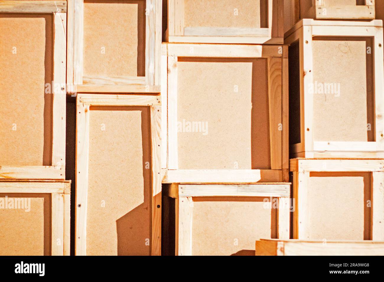 Plywood crate customization hi-res stock photography and images - Alamy
