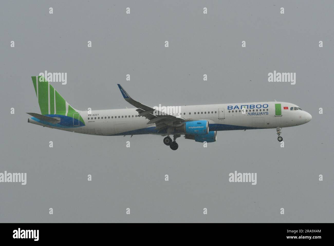 Saigon, Vietnam - Jun 28, 2023. VN-A227 Bamboo Airways Airbus A321 ...
