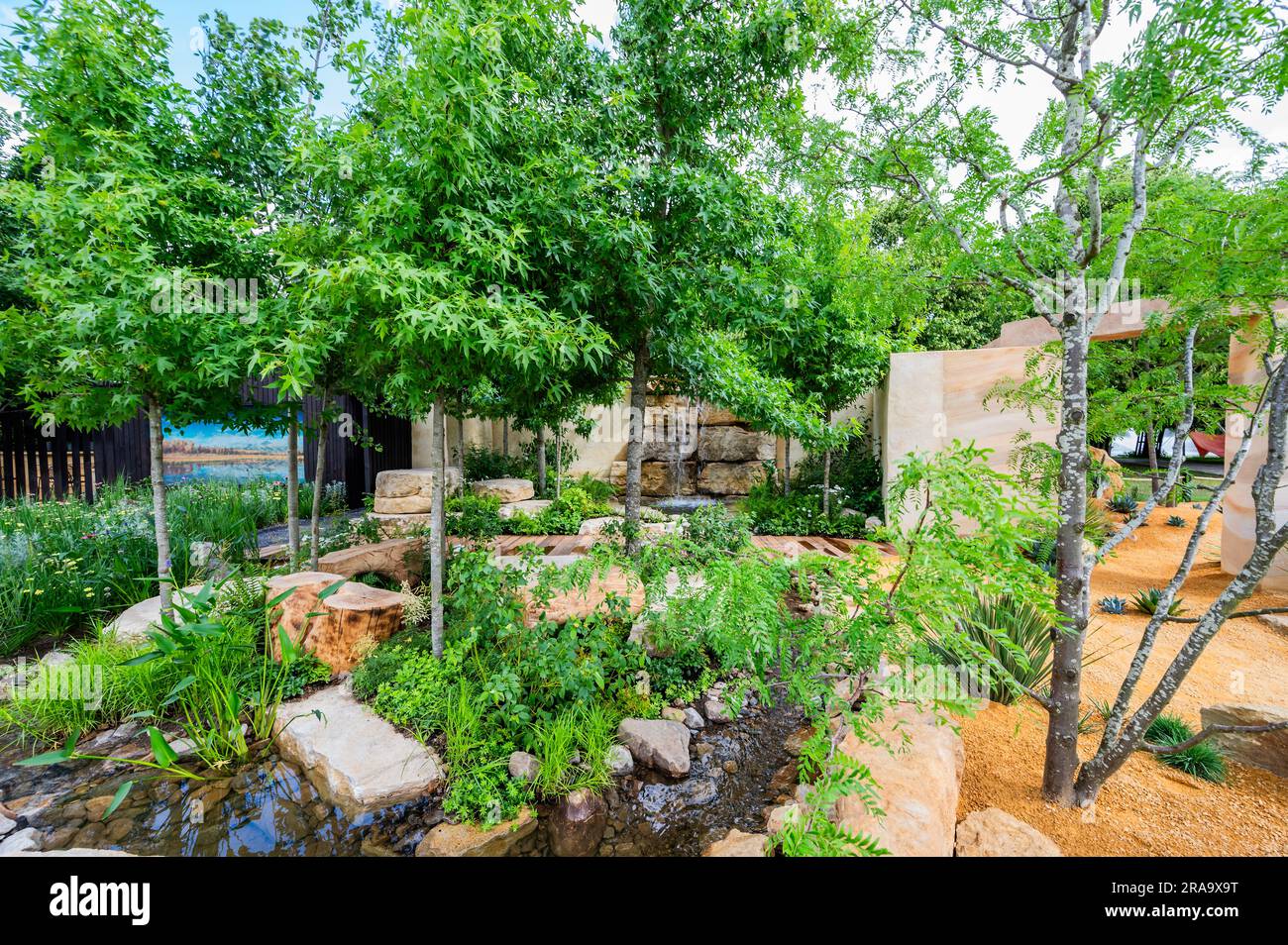 London, UK. 2nd July, 2023. America's Wild, show garden, presented by ...