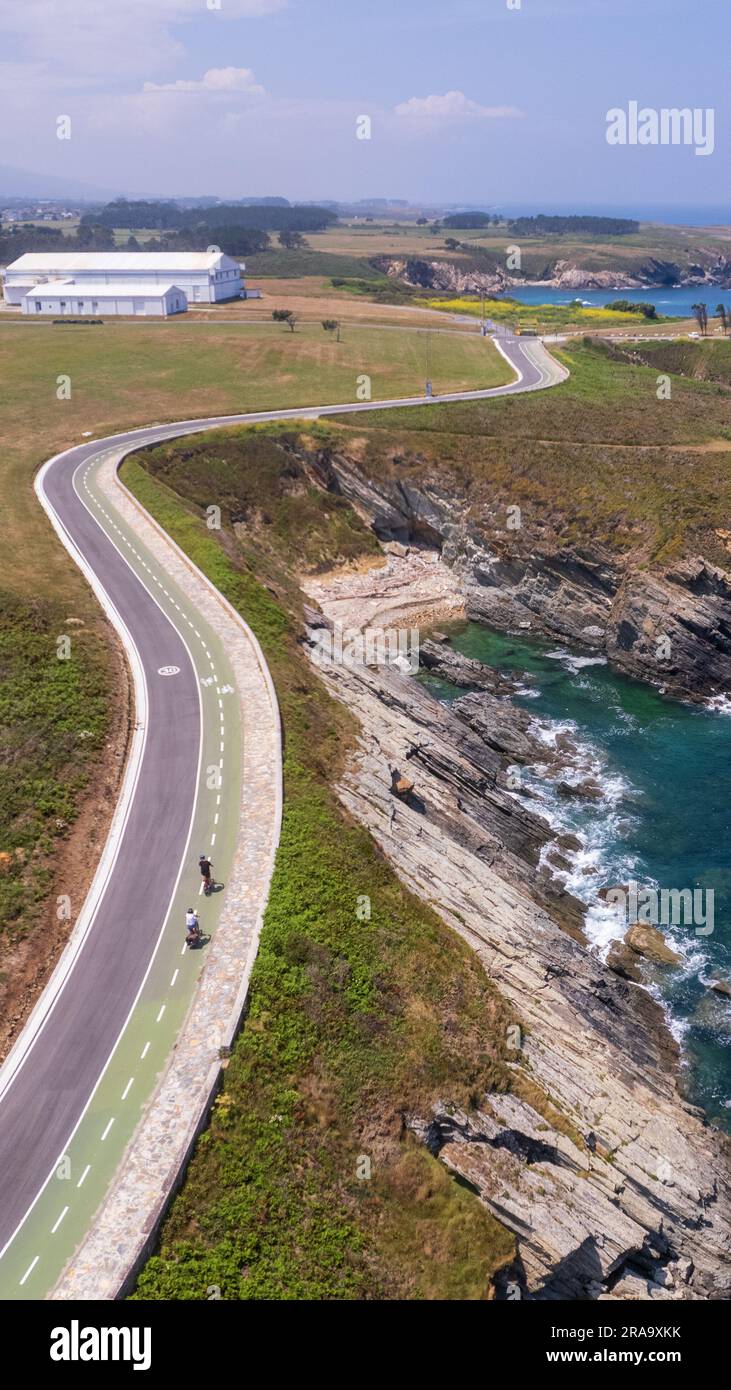 Faro de illa pancha ribadeo hi-res stock photography and images - Alamy