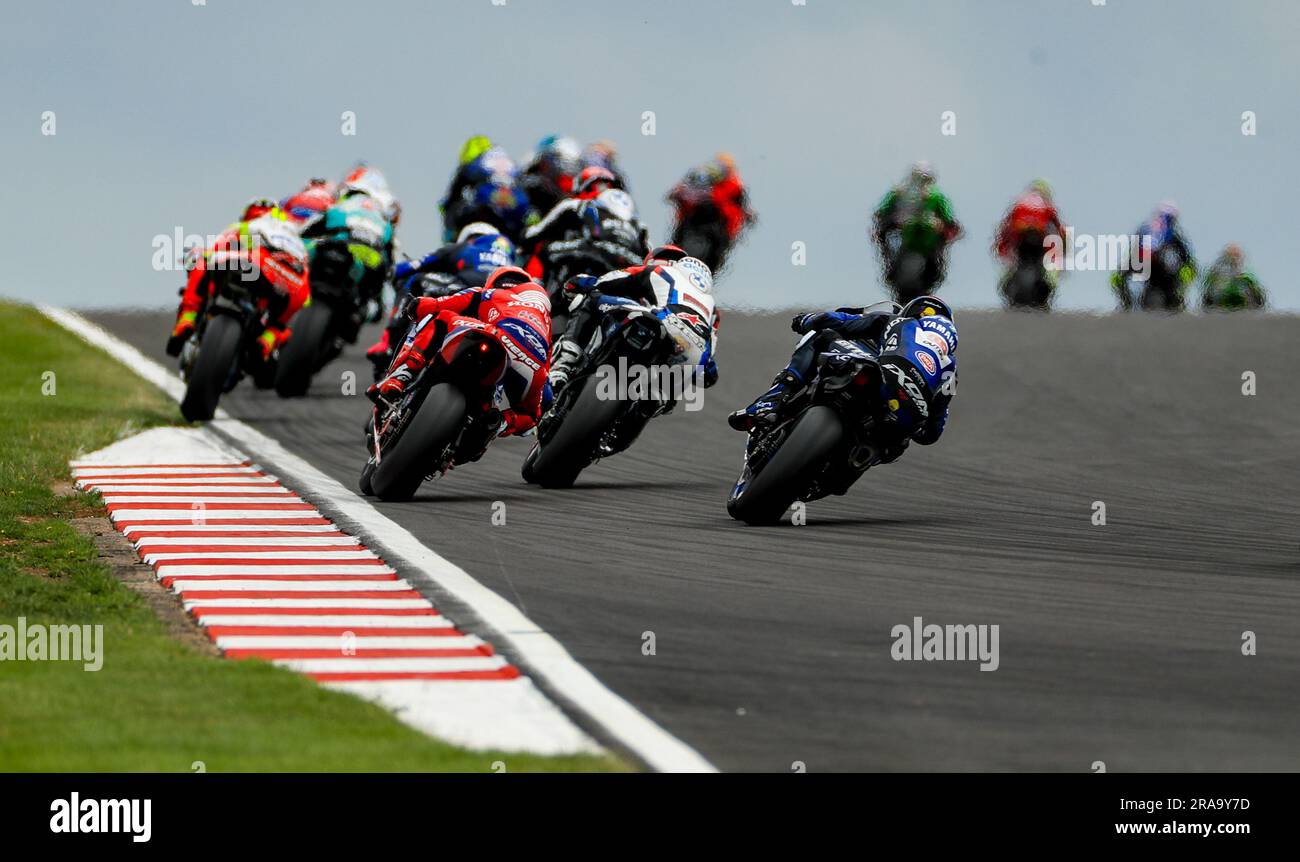 General view during the World SBK Superpole Race on day three of the ...