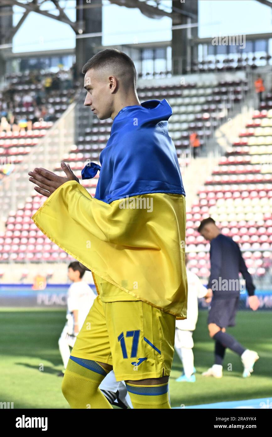 BUCHAREST, ROMANIA - JUNE 21: Volodymyr Brazhko of Ukraine during the ...