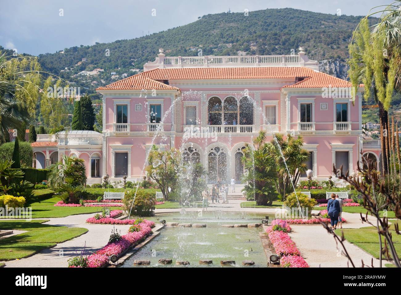 Villa and Garden Ephrussi de Rothschild, French riviera, France Stock ...