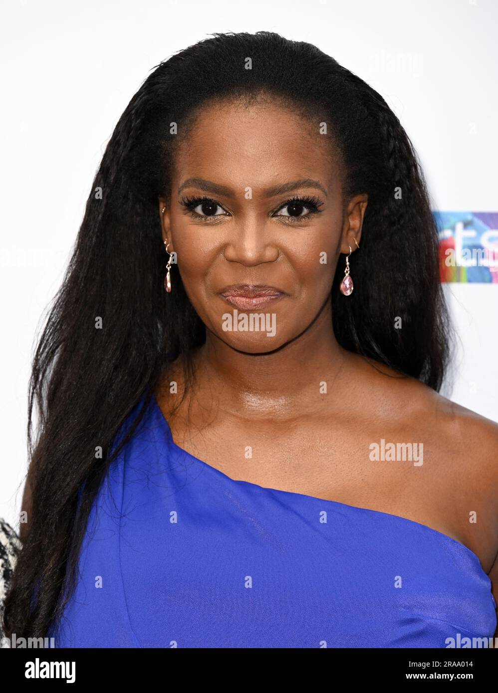 London, UK. July 2nd, 2023. Oti Mabusi arriving at The South Bank Sky ...