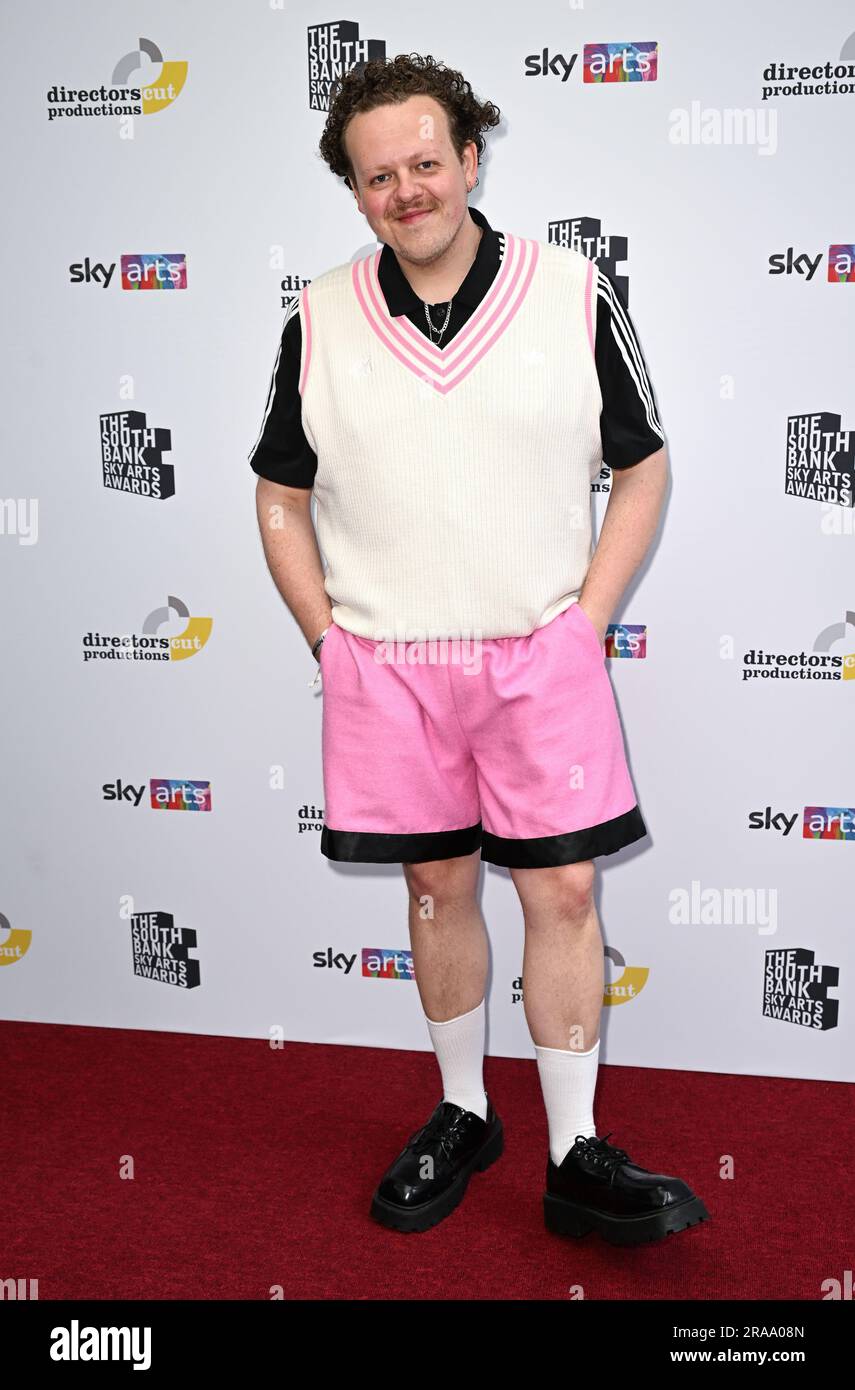 London, UK. July 2nd, 2023. Jack Rooke arriving at The South Bank Sky ...