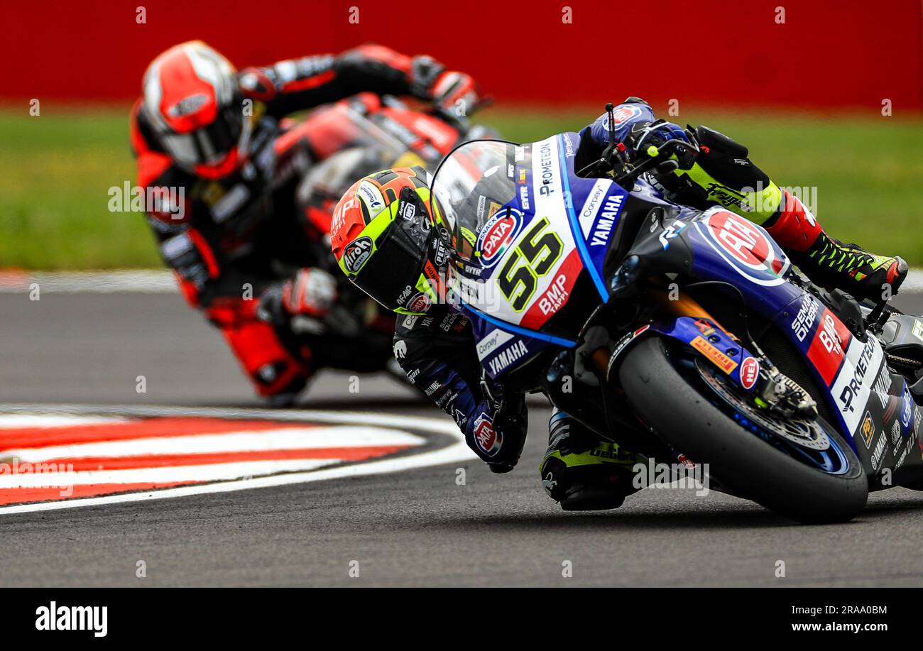 Pata Yamaha Prometeon rider Andrea Locatelli during the World SBK ...