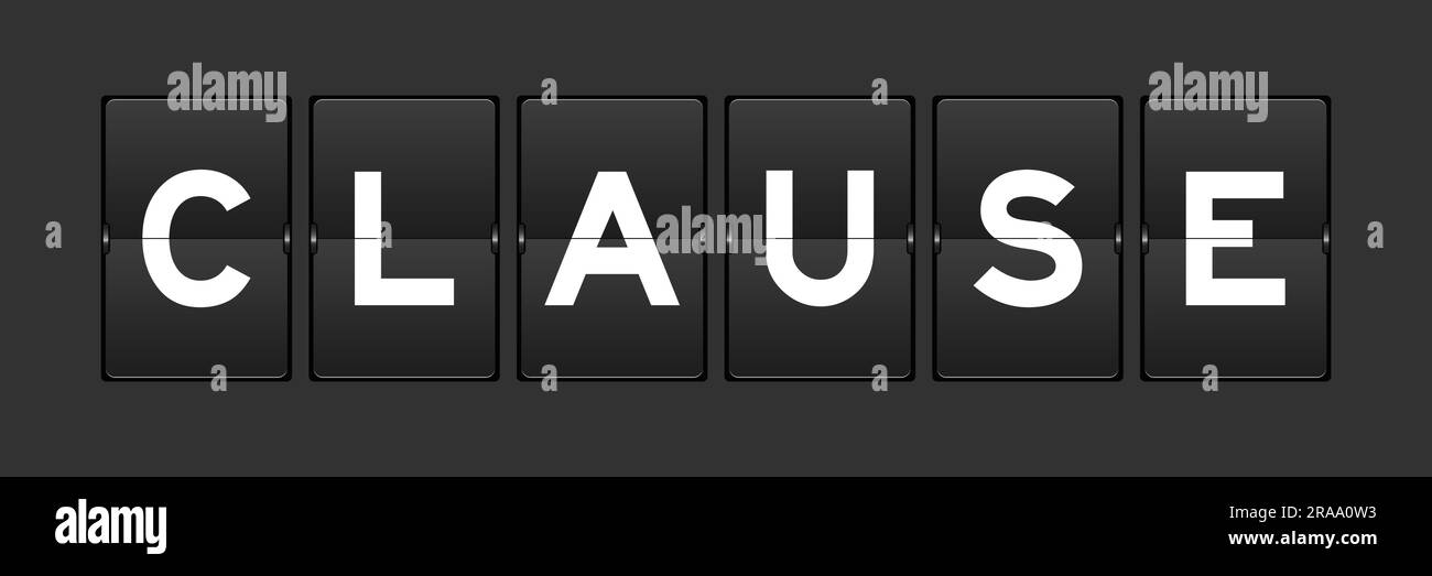 Contract clause Stock Vector Images - Alamy