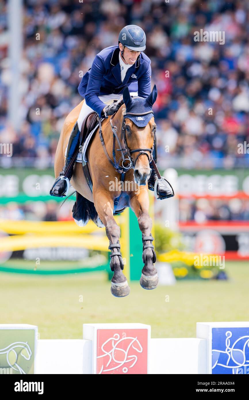 Aachen, Germany. 02nd July, 2023. Equestrian sport, show jumping: CHIO ...