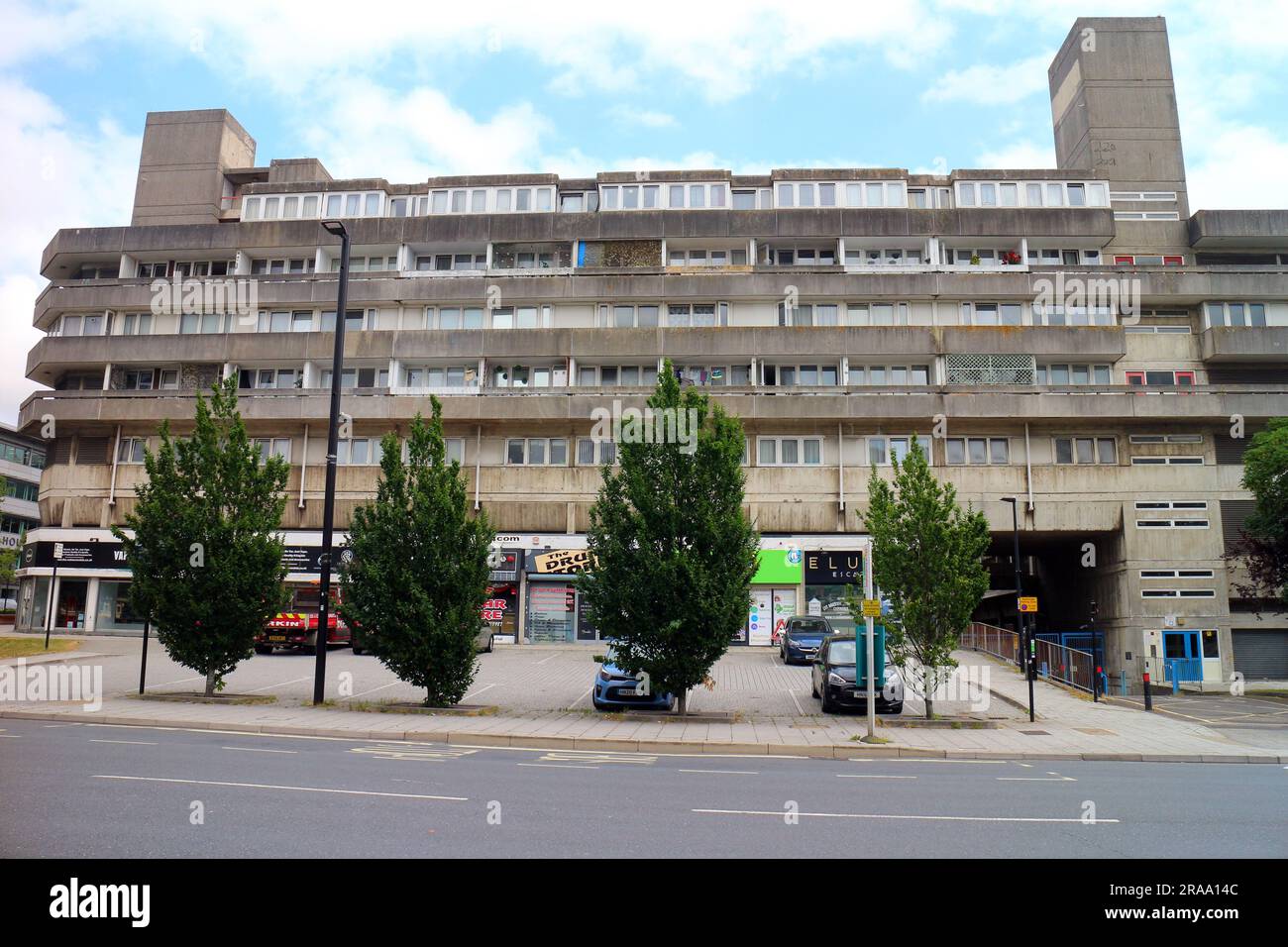 Brutalist architecture in Southampton, Hampshire, England, UK Stock ...