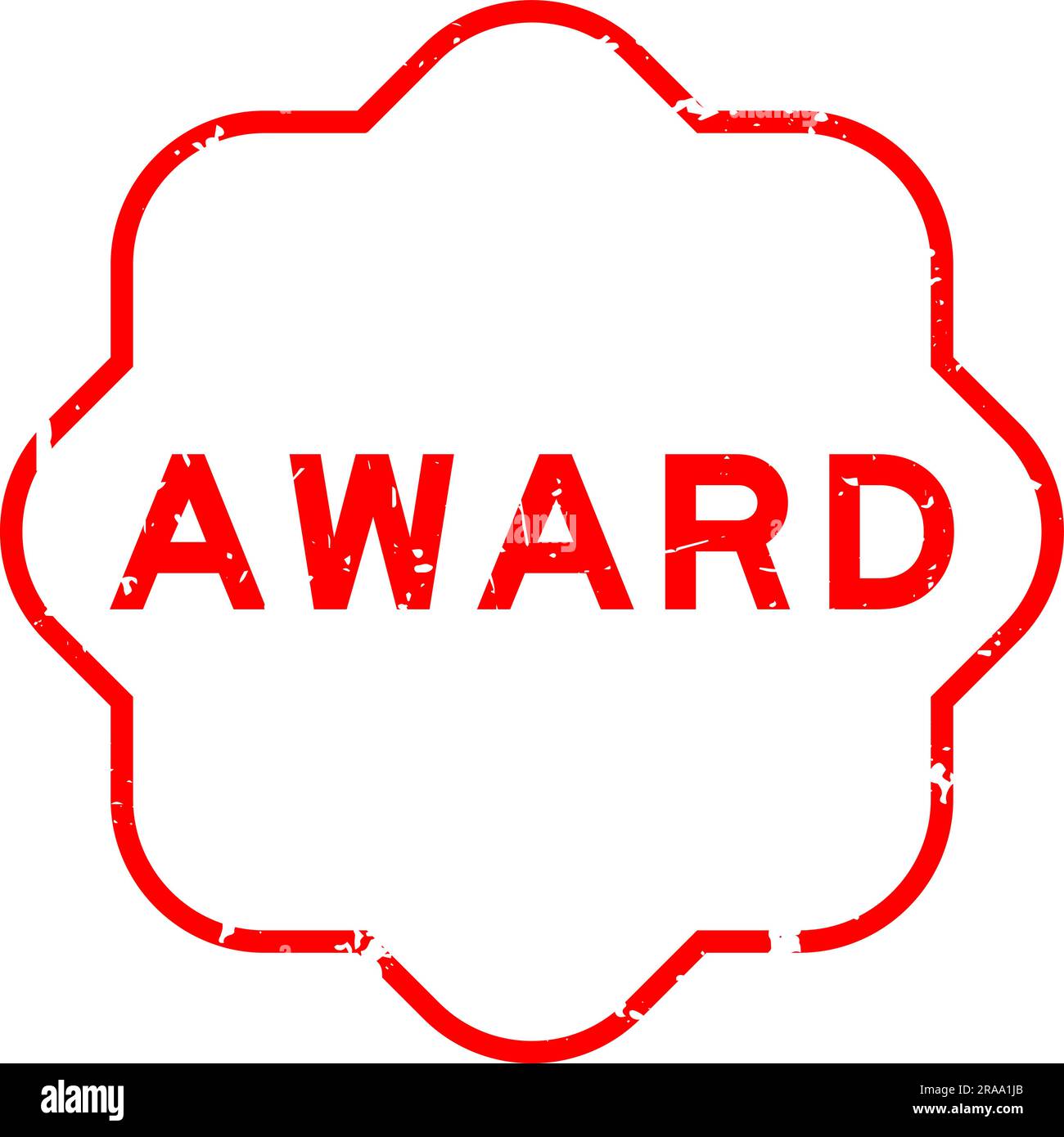 Grunge red award word rubber seal stamp on white background Stock ...