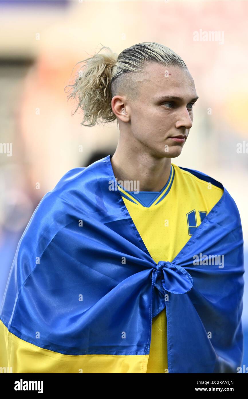 BUCHAREST, ROMANIA - JUNE 21: Maksym Taloverov of Ukraine during the ...