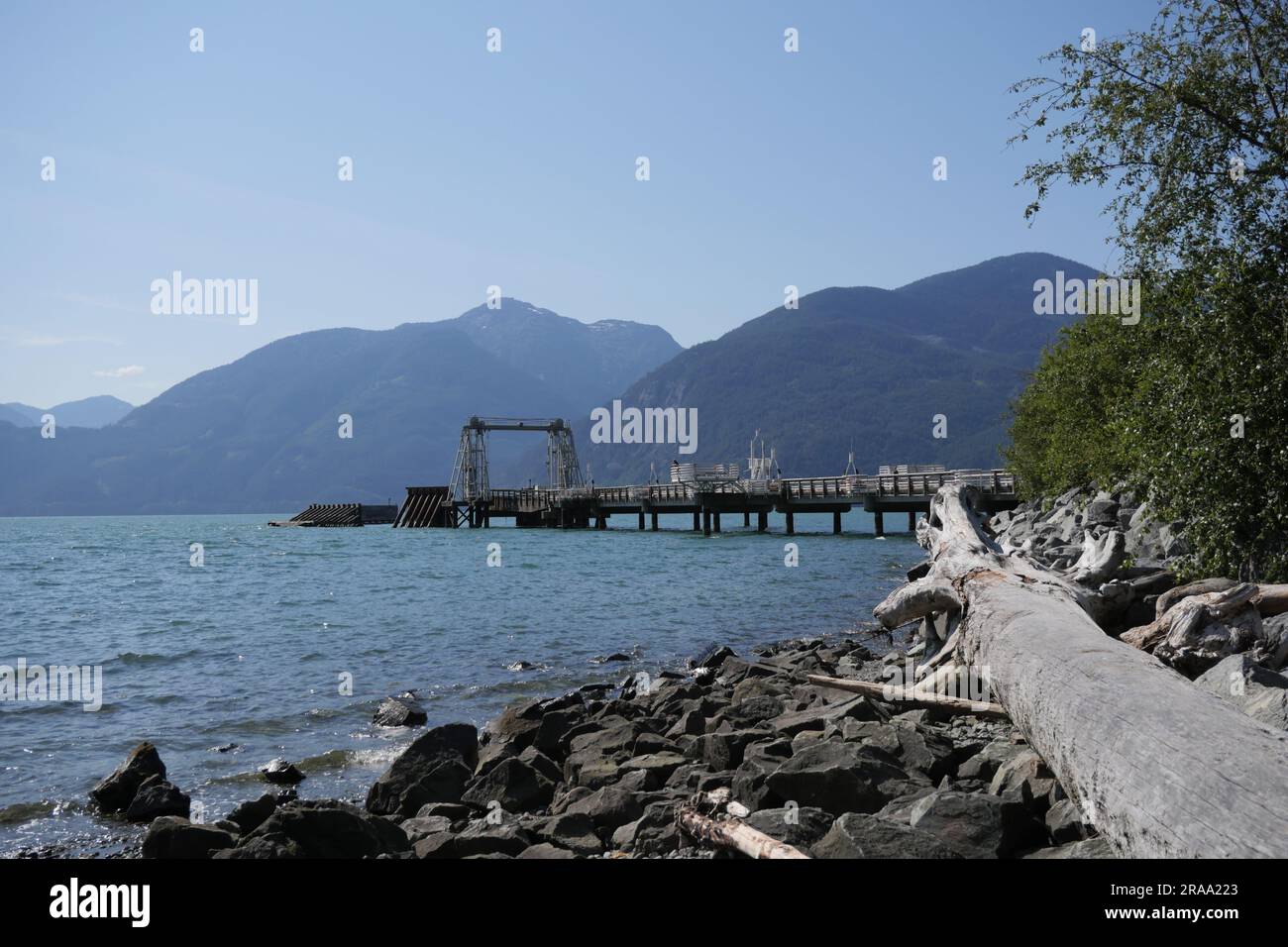 Porteau Cove Provincial Park in summer, British Columbia, Canada Stock ...