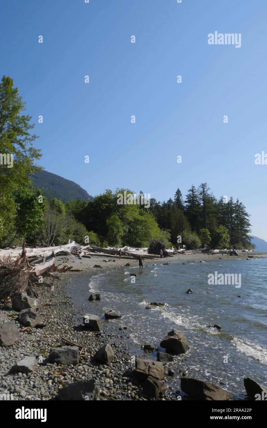 Porteau Cove Provincial Park in summer, British Columbia, Canada Stock ...