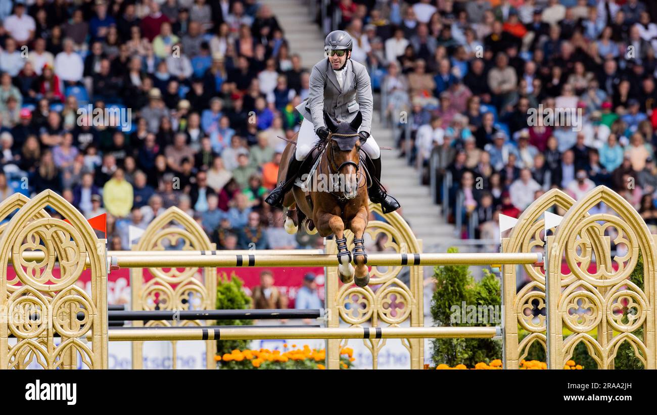 Aachen, Germany. 02nd July, 2023. Equestrian sport, show jumping: CHIO ...