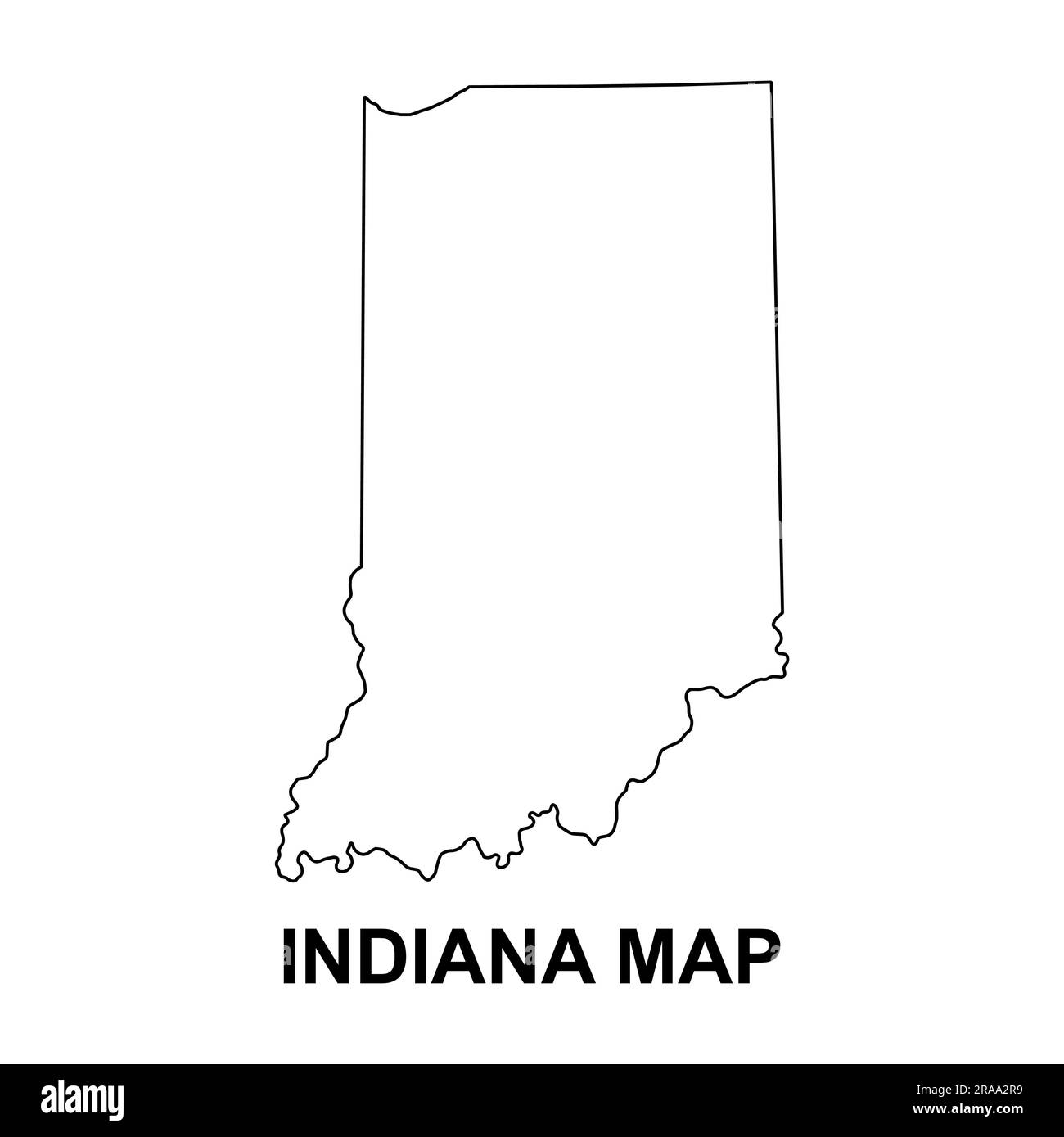 Map of indianapolis indiana Black and White Stock Photos & Images - Alamy