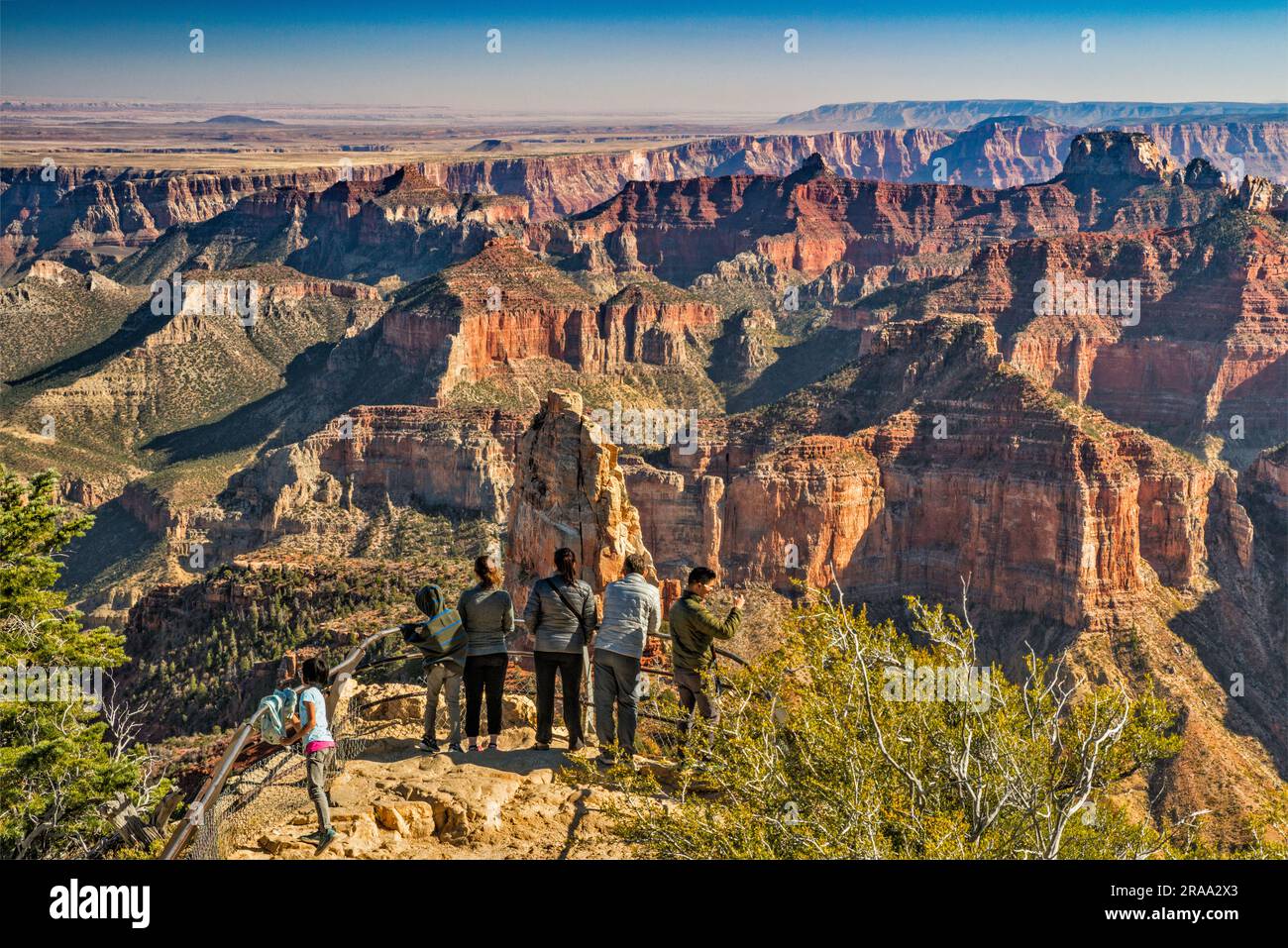 Point Imperial view, from Kaibab Plateau, North Rim, Grand Canyon ...