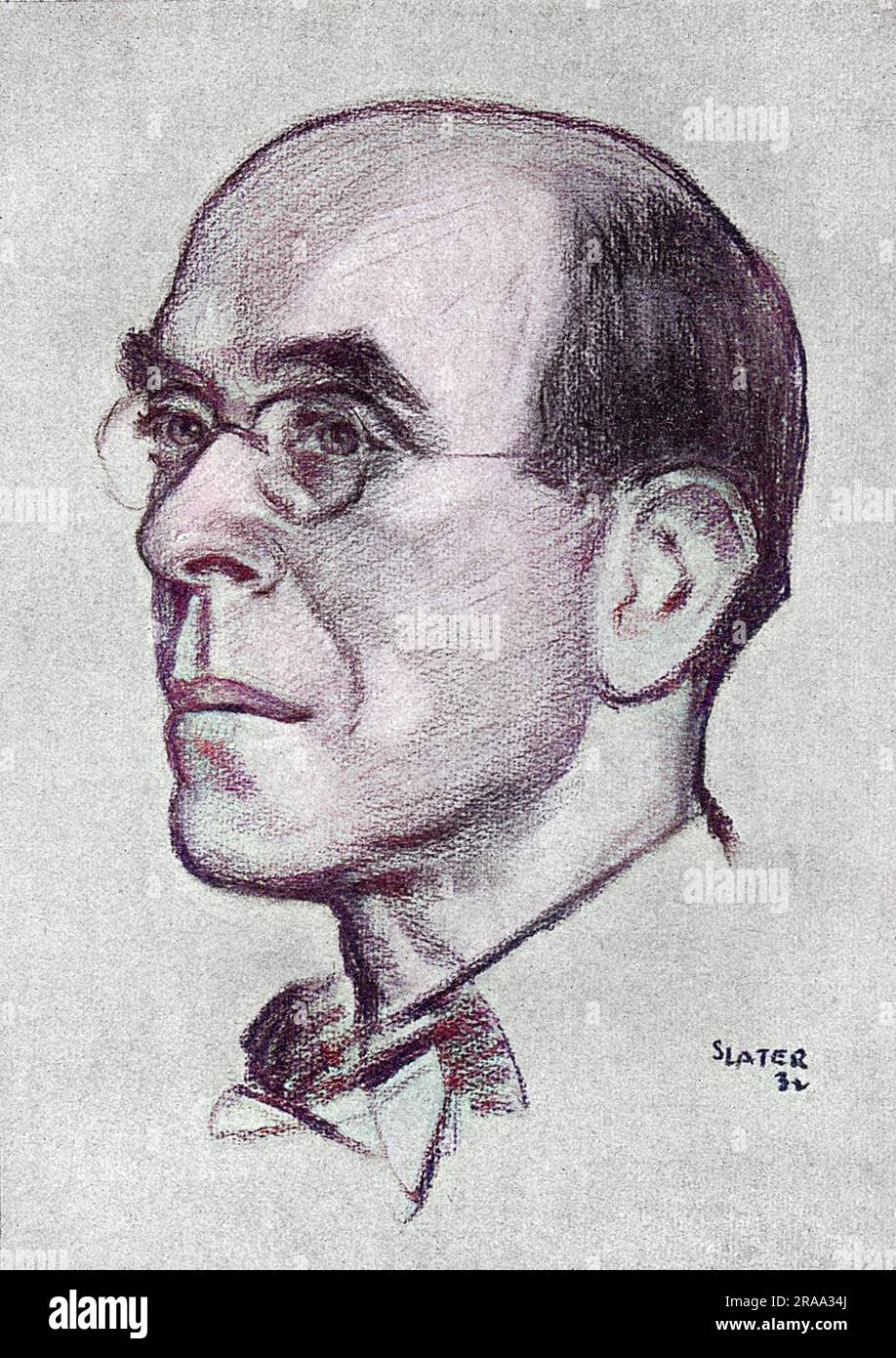 SIR WILLIAM ROTHENSTEIN artist Date: 1872 - 1945 Stock Photo - Alamy