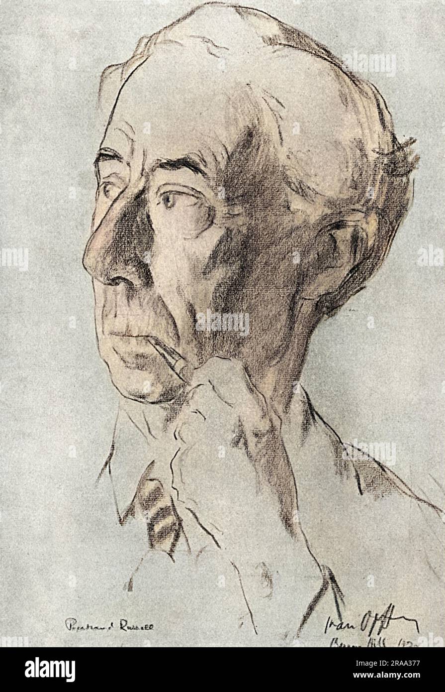 BERTRAND RUSSELL, philosopher, mathematician and political activist ...