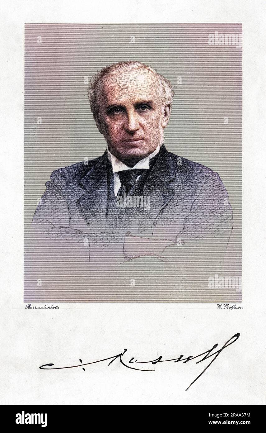 Sir CHARLES RUSSELL, lord RUSSELL OF KILLOWEN lawyer, lord chief ...