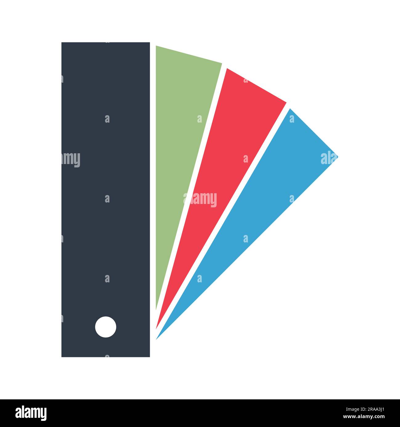 Pantone color icon, colorful graphic catalog symbol, color template web ...