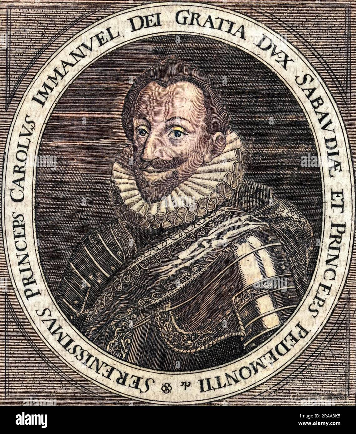 CARLO EMANUELE I, duke of Savoy, known as 'Il grande' Date: 1562 - 1630 ...