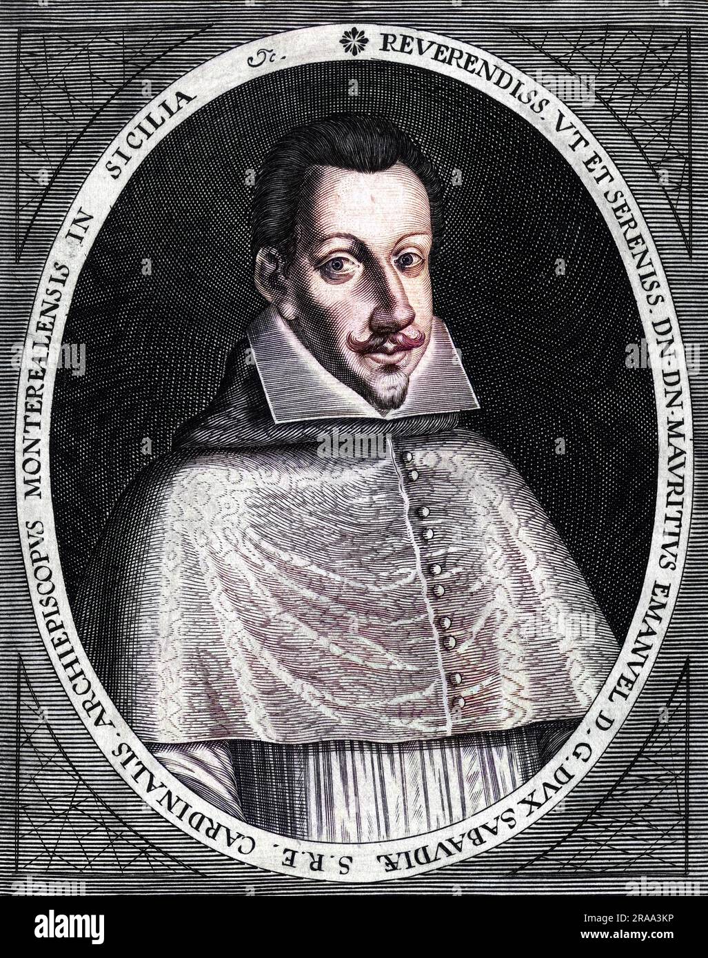 MAURICE EMANUEL duke of SAVOY cardinal-archbishop of Monreale, Sicily ...