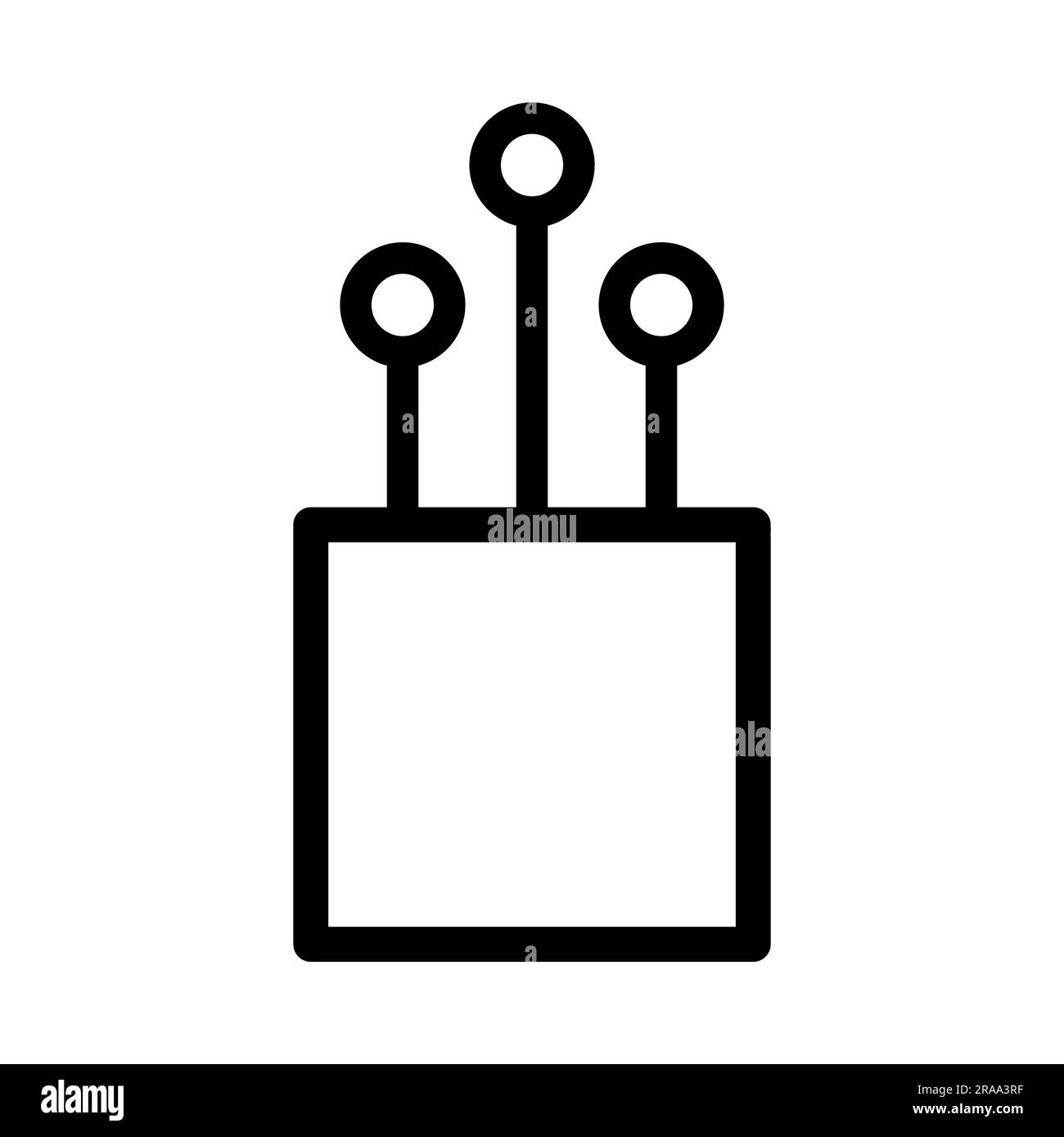 Optical cable icon, technology information wire web network, digital ...