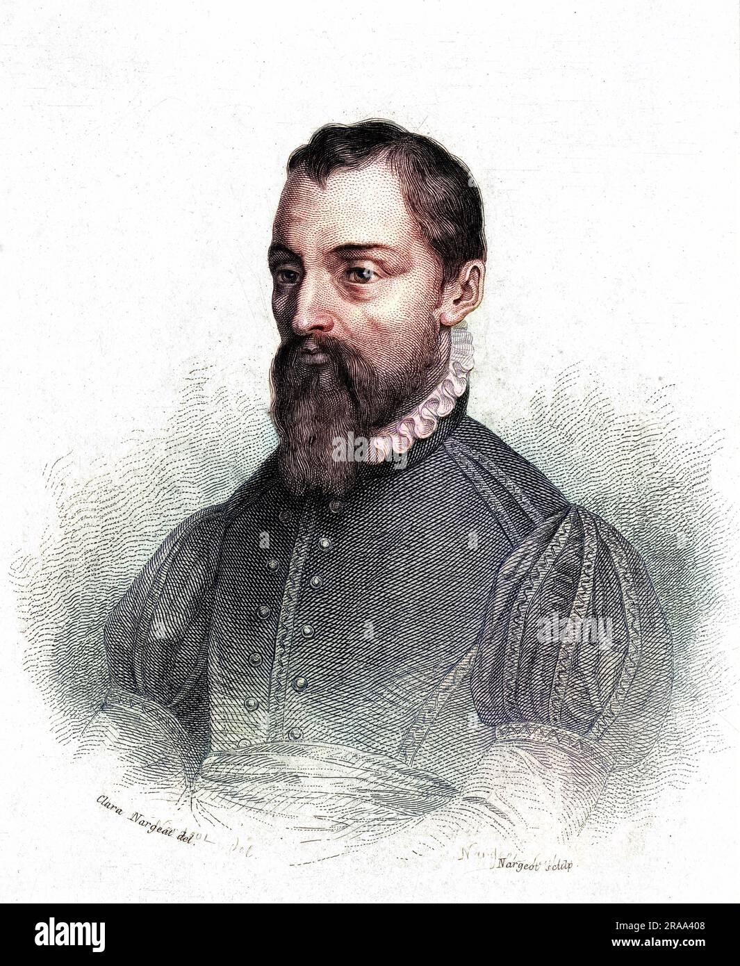 OLIVIER DE SERRES French agriculturist Date: 1539 - 1619 Stock Photo ...