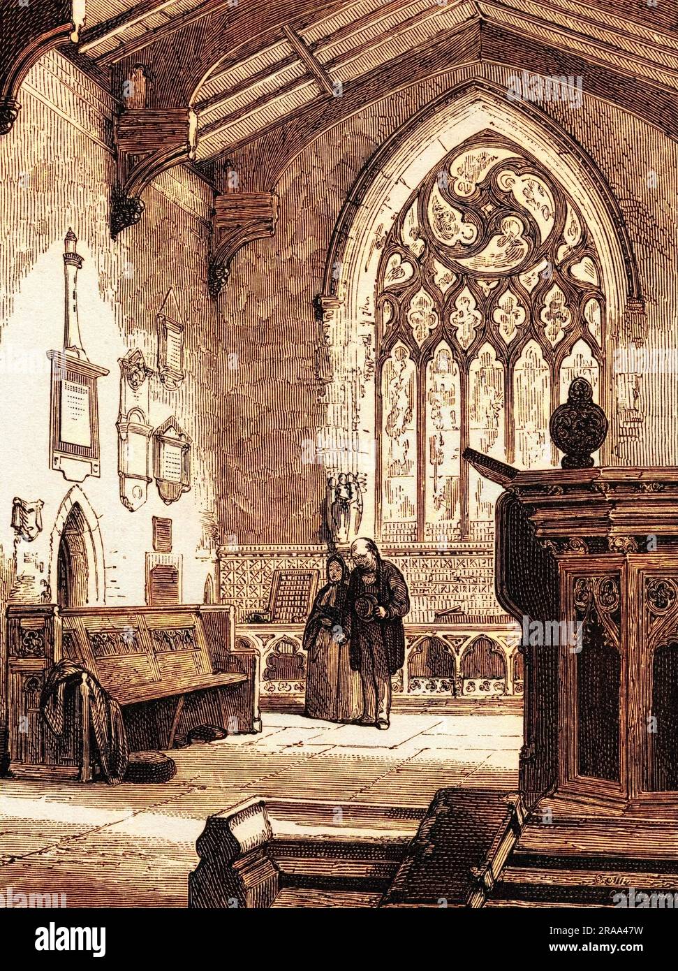 SMEATON's grave in Whitkirk church. Date: 1792 Stock Photo - Alamy