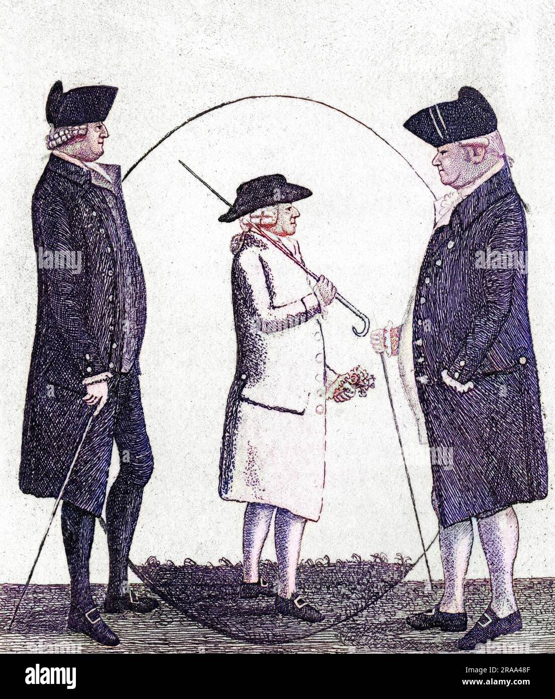 ADAM SMITH (1723 - 1790), economist and political theorist (on the left ...