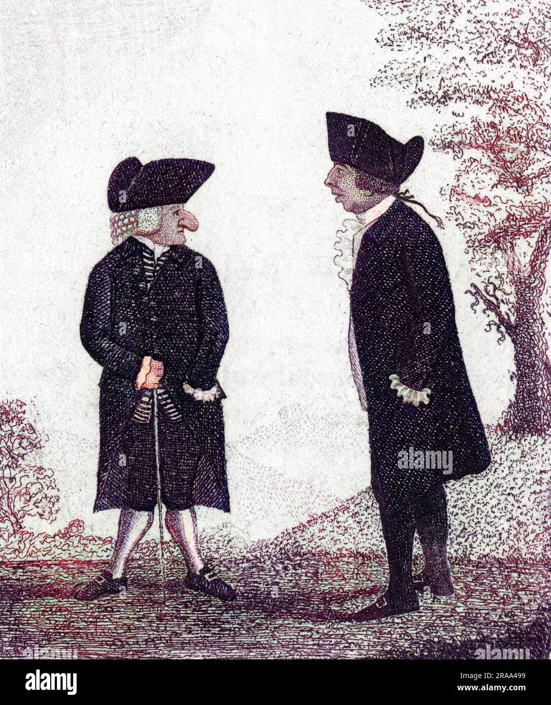 WILLIAM SMELLIE Edinburgh printer, with on the left Andrew Bell ...