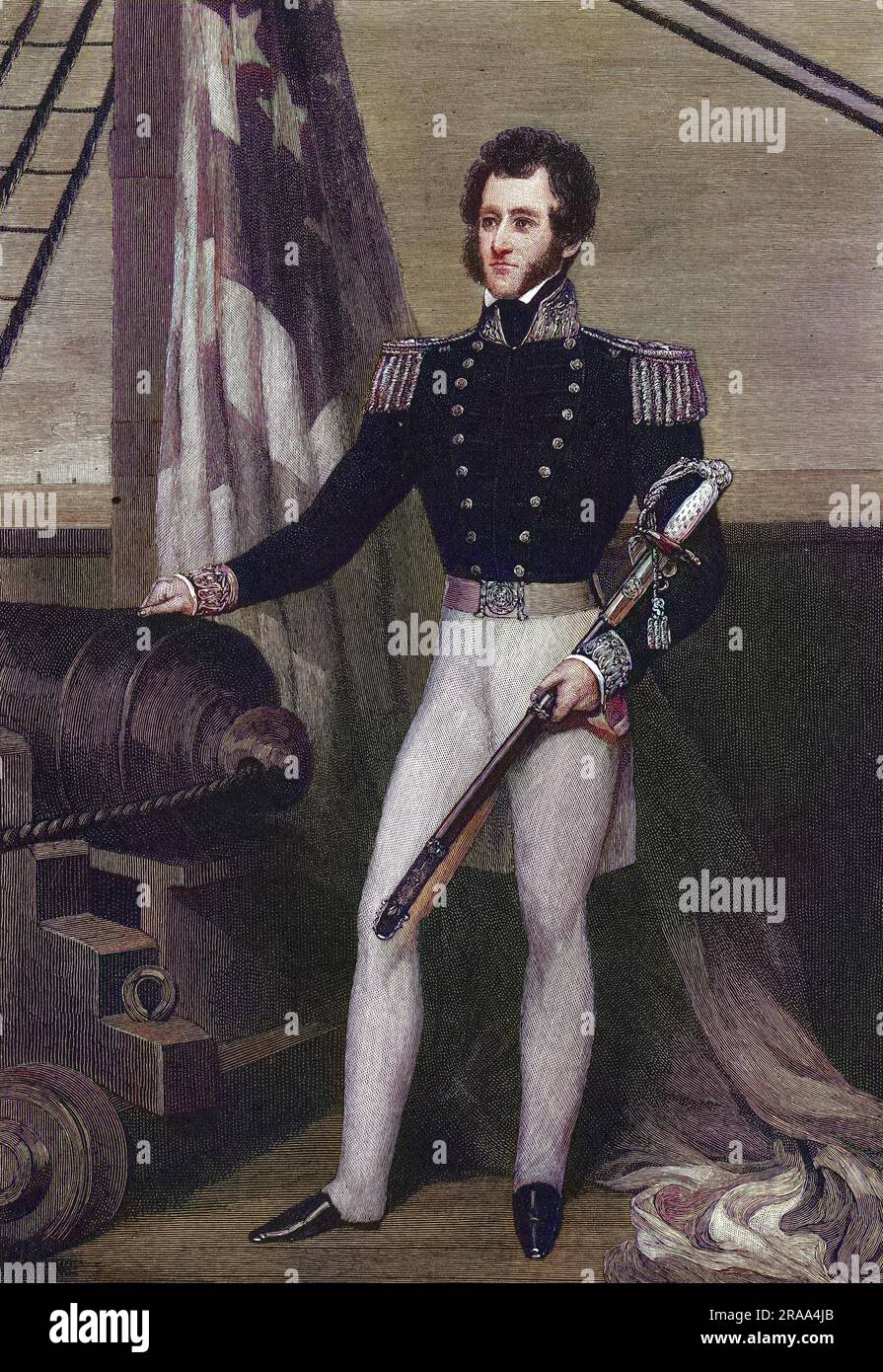Commodore ROBERT FIELD STOCKTON, American naval commander Date: 1795 ...