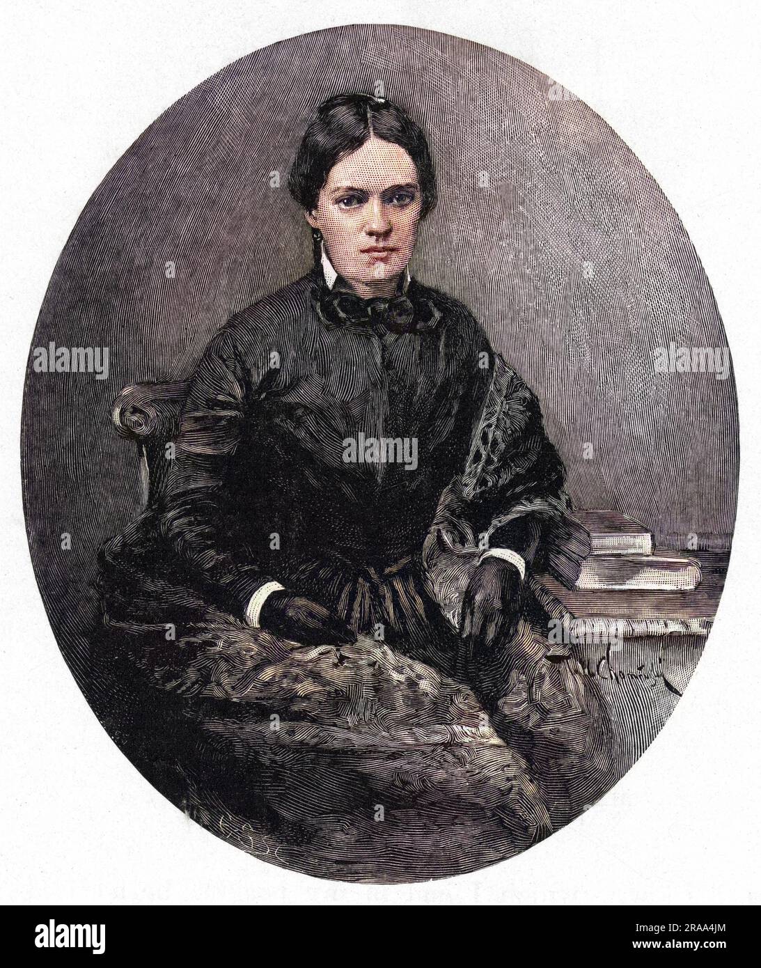 MRS STODDARD wife of American writer Richard Henry Stoddard Date: 19TH ...