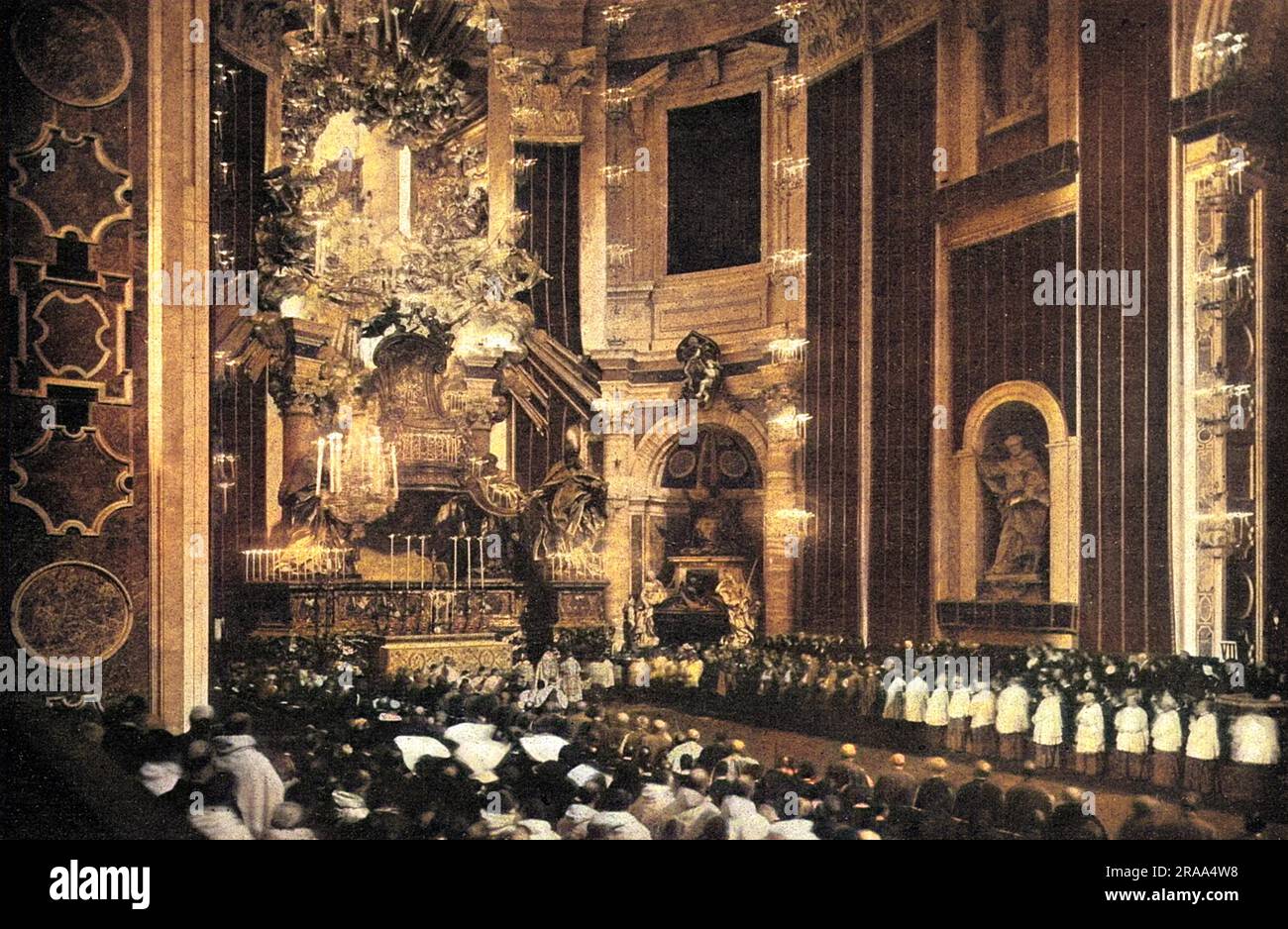 The beatification of Therese de Lisieux by the pope at San Pietro, Rome ...