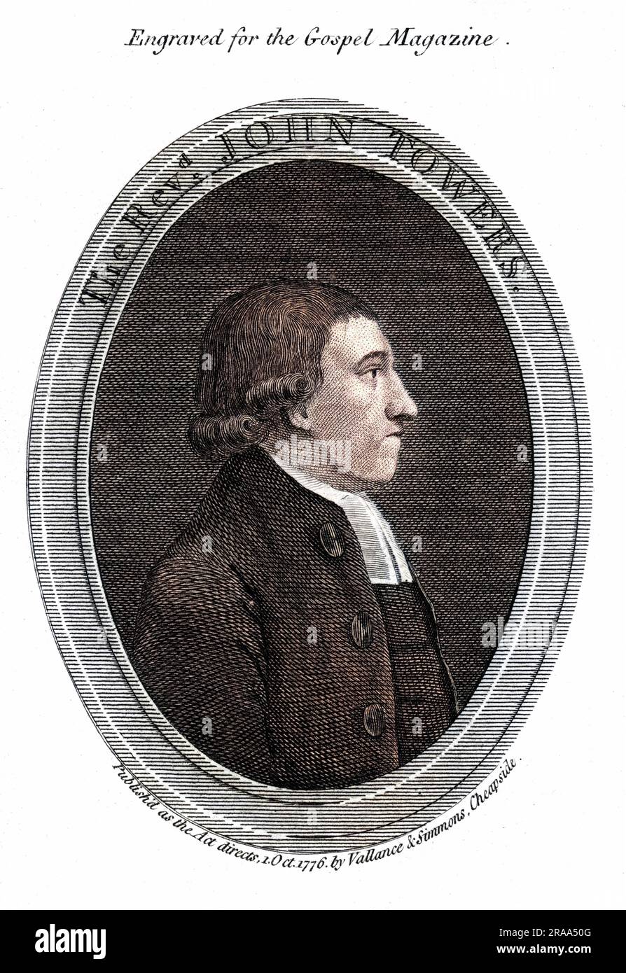 JOHN TOWERS Nonconformist churchman Date: 1747 - 1804 Stock Photo - Alamy
