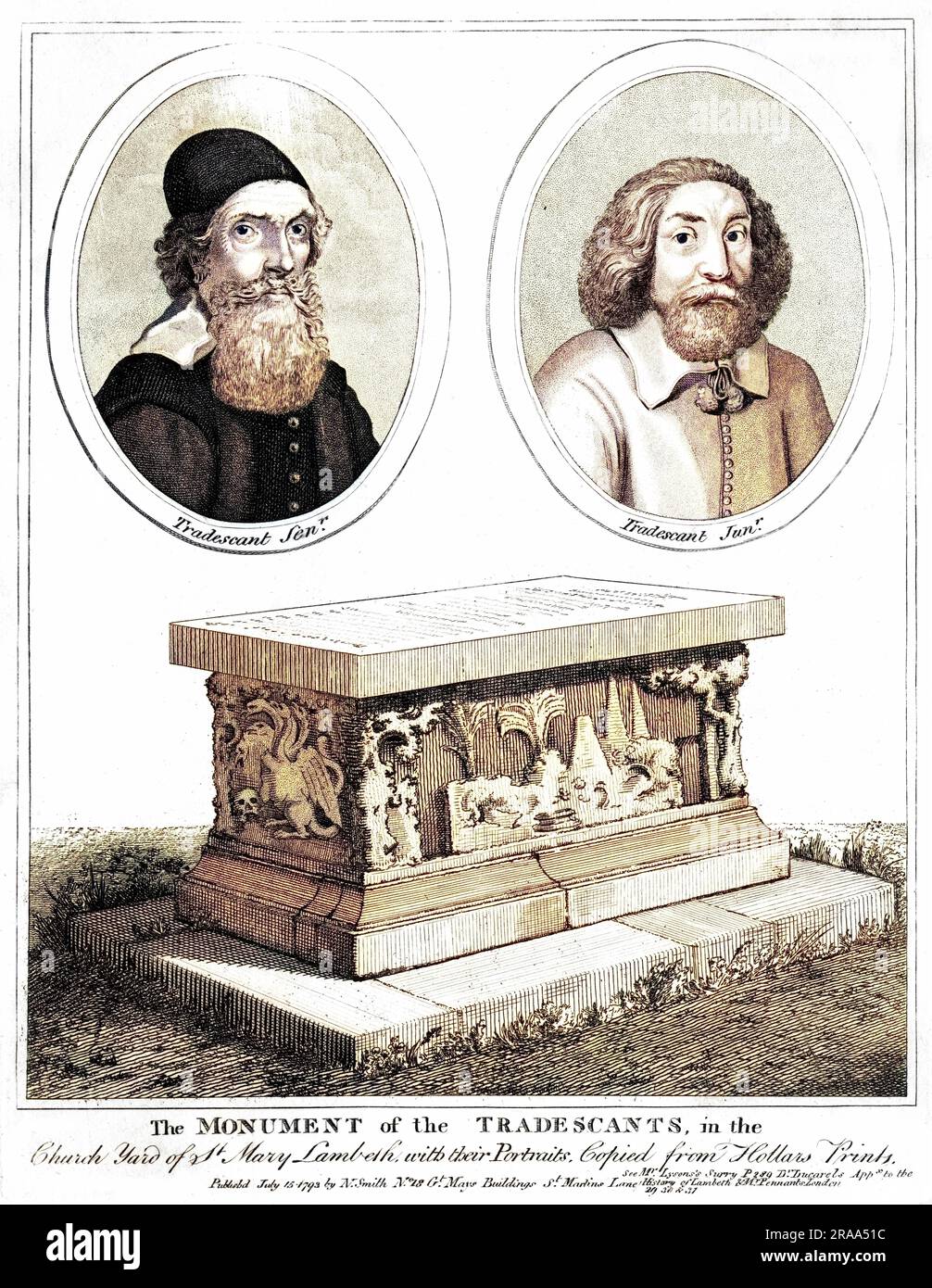 John tradescant tomb hi-res stock photography and images - Alamy