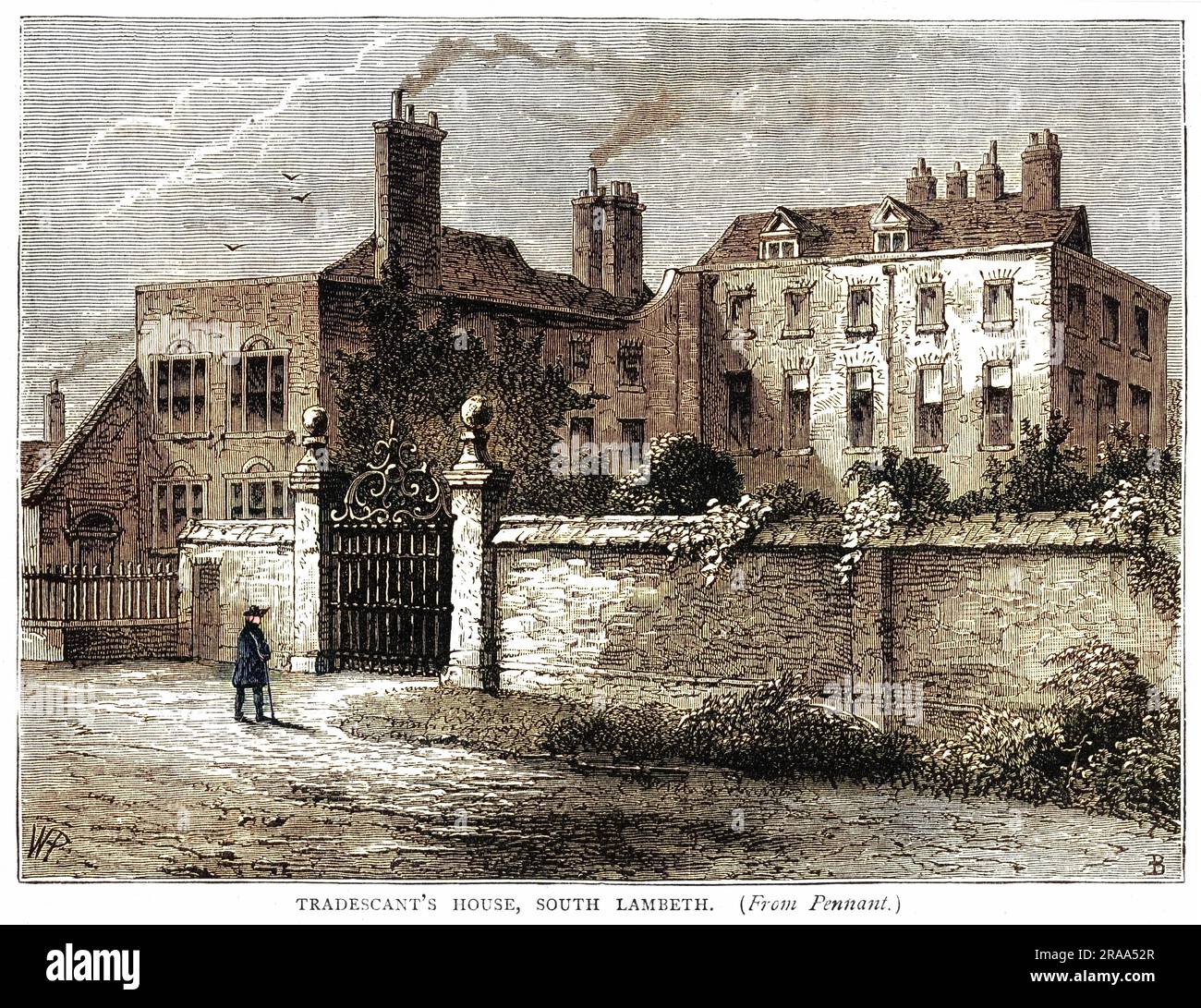 The home of the TRADESCANT family, and later Ashmole, in south Lambeth ...