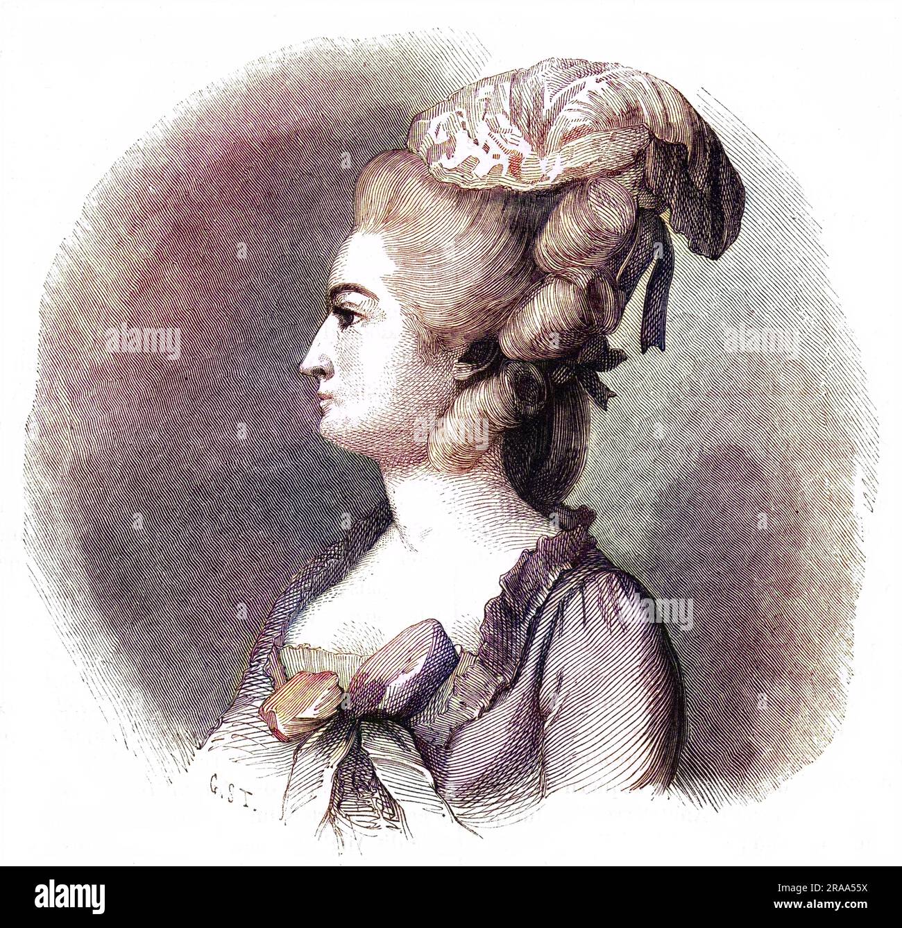 ANNE VALLAYER-COSTER French artist, received into the Academie ...