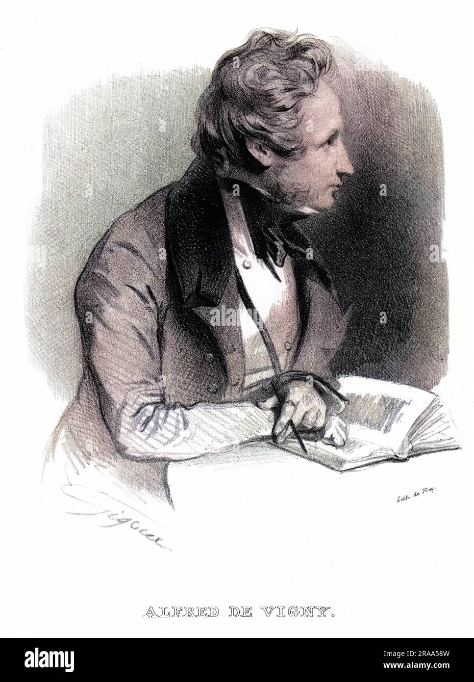 Alfred de vigny 1797 1863 hi-res stock photography and images - Alamy