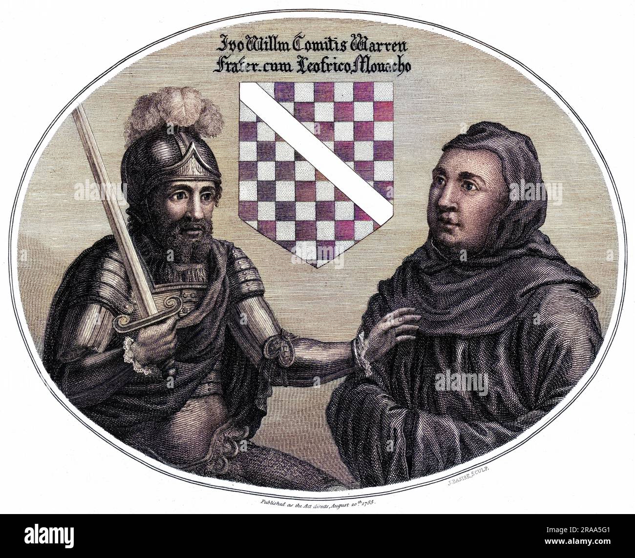 JOHN WILLIAM earl of WARENNE and his brother LEOFRIC, a monk Date ...
